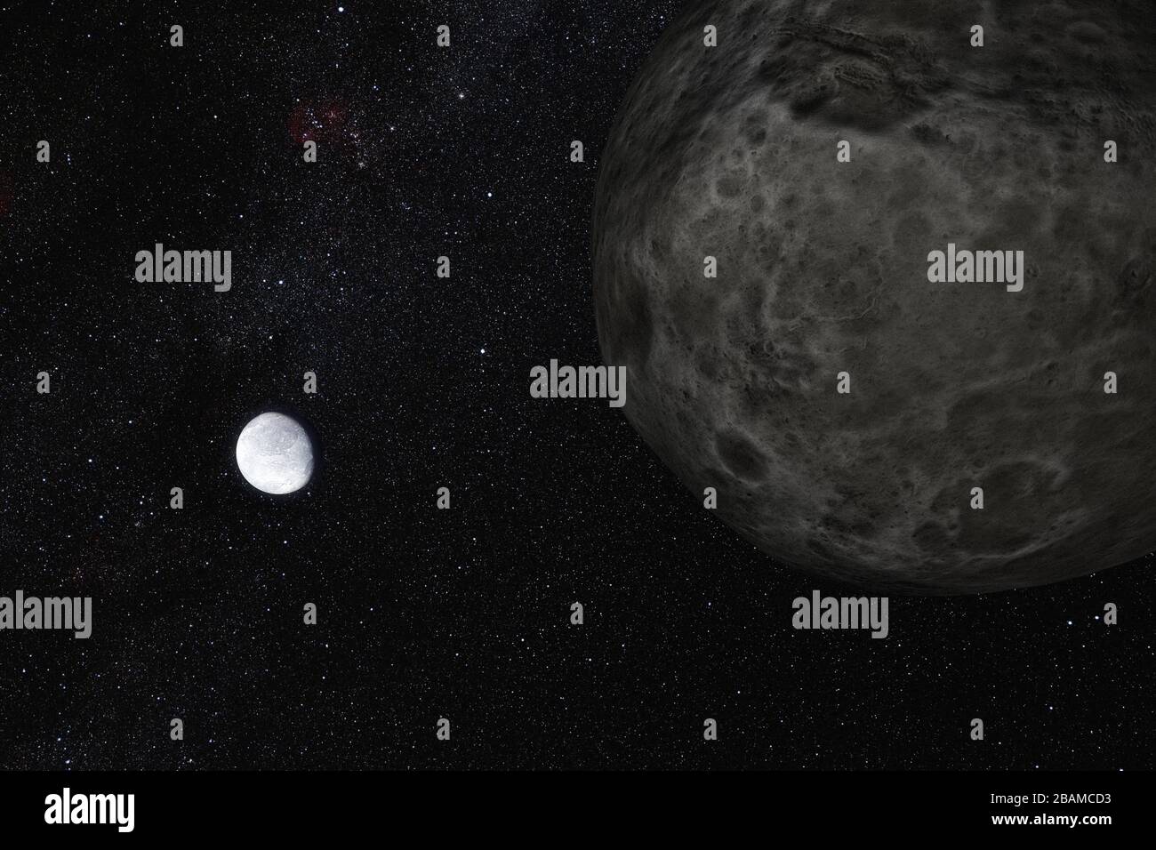 Dysnomia moon hi-res stock photography and images - Alamy