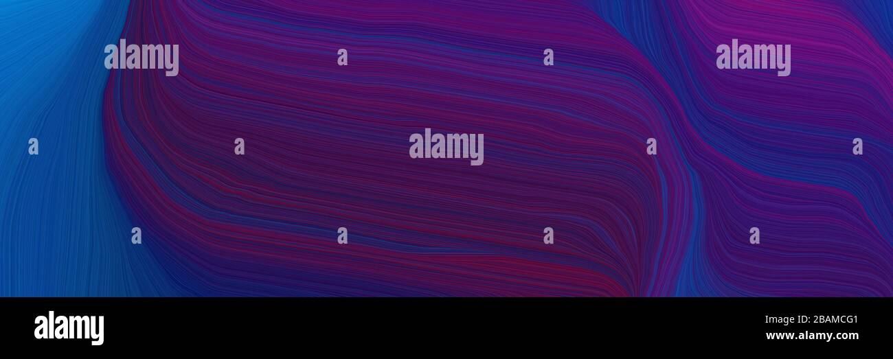 smooth futuristic background banner with very dark violet, strong blue ...