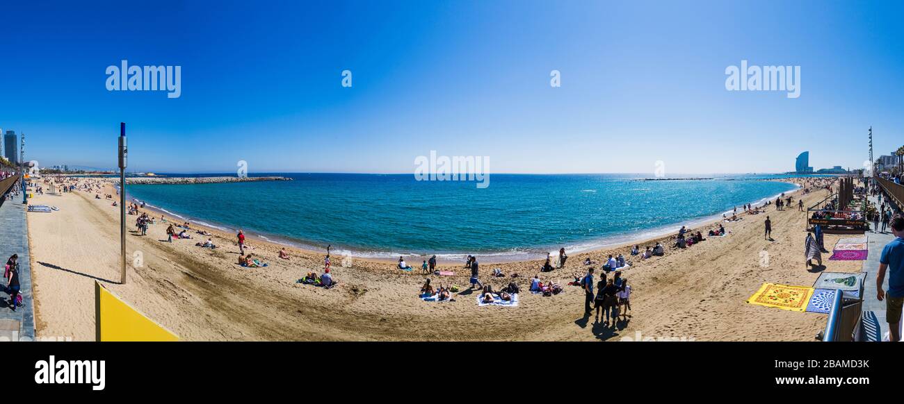 Barcelona sea front hi-res stock photography and images - Alamy