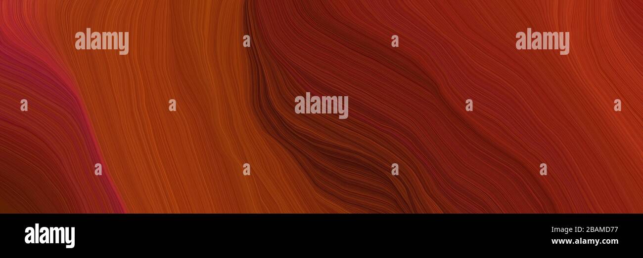 smooth creative banner with saddle brown, dark red and firebrick color ...