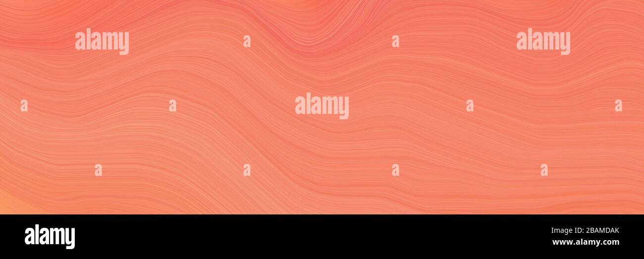 smooth creative banner with salmon, light salmon and pastel red color ...
