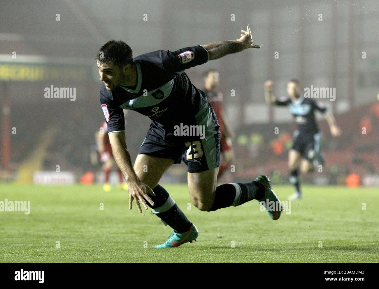 Burnley's Charlie Austin celebrates scoring the opening goal of the ...