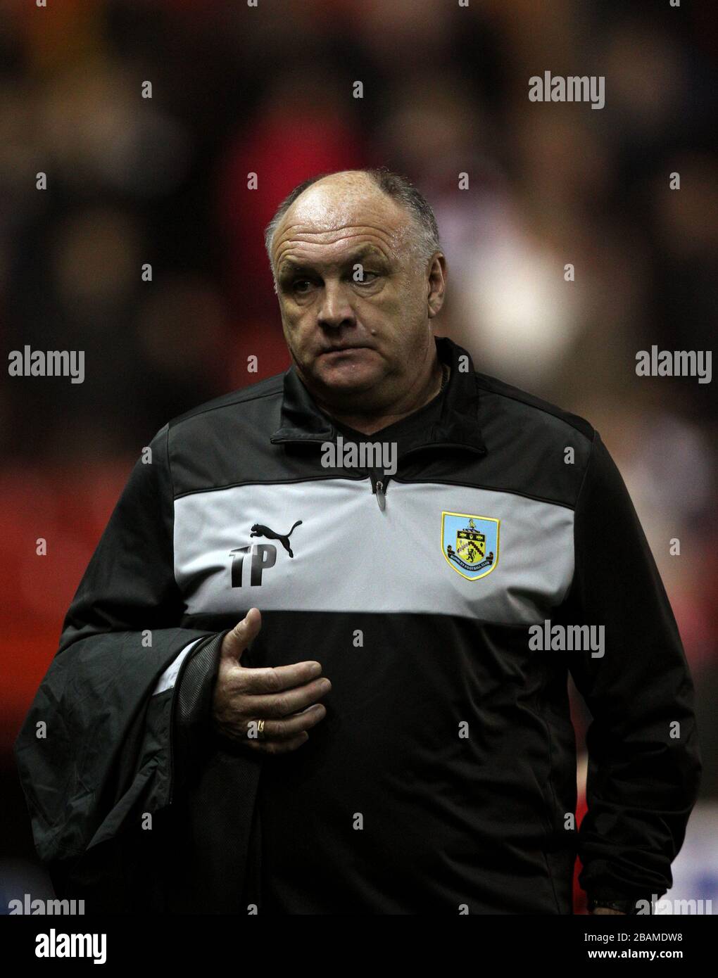 Burnleys caretaker manager terry pashley the start of the match hi-res ...