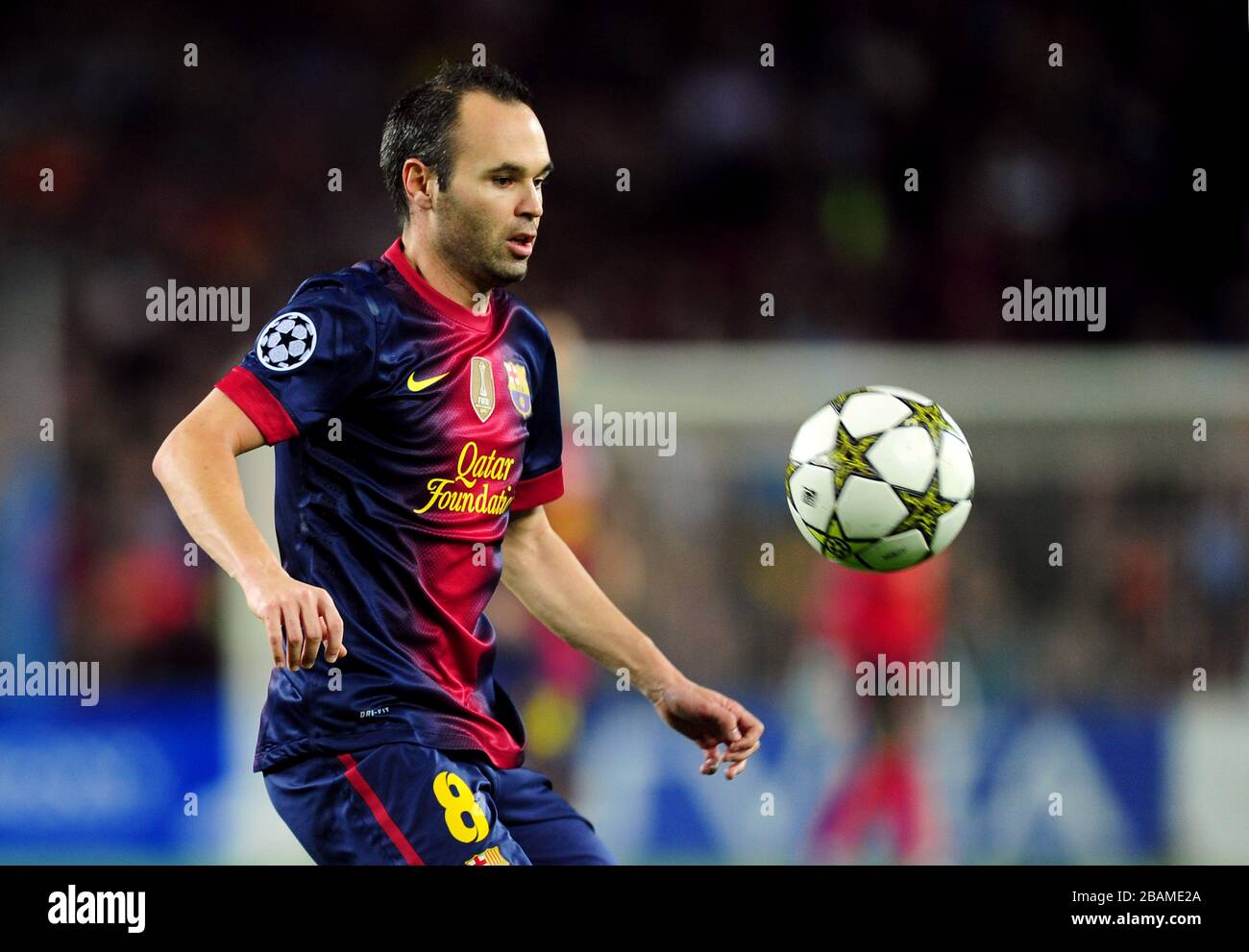 Andres Iniesta, Barcelona Stock Photo - Alamy