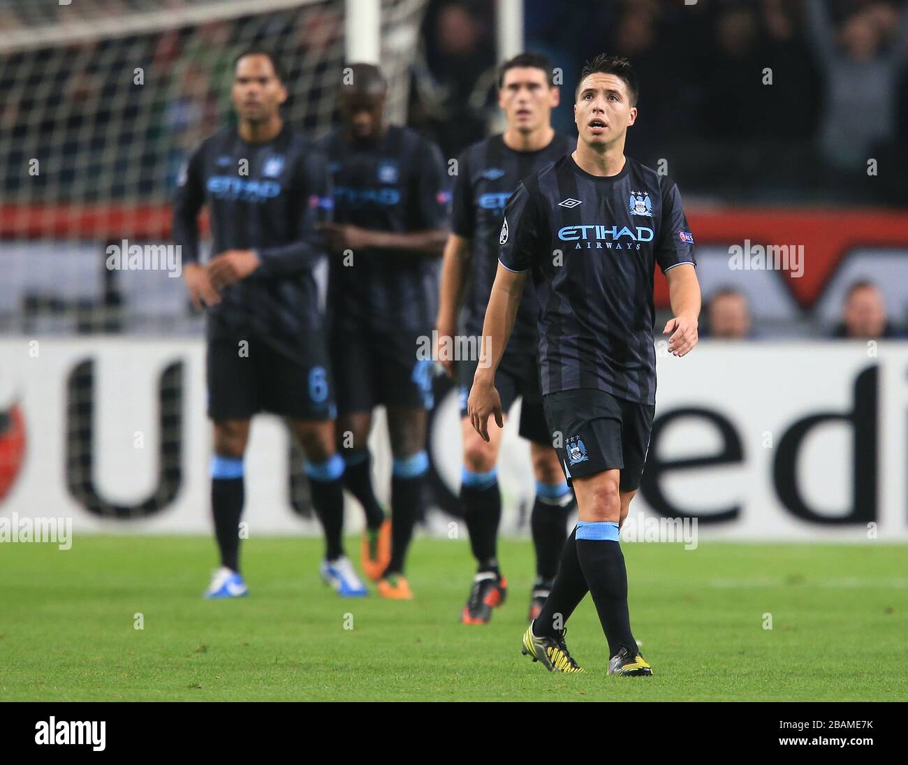 Manchester citys players hi-res stock photography and images - Alamy