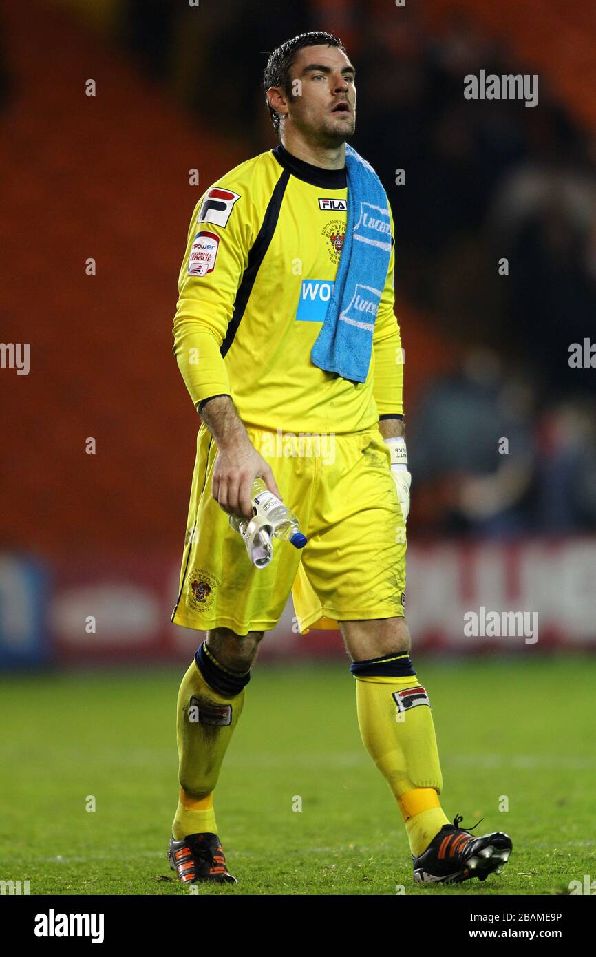 Matt Gilks, Blackpool goalkeeper Stock Photo - Alamy