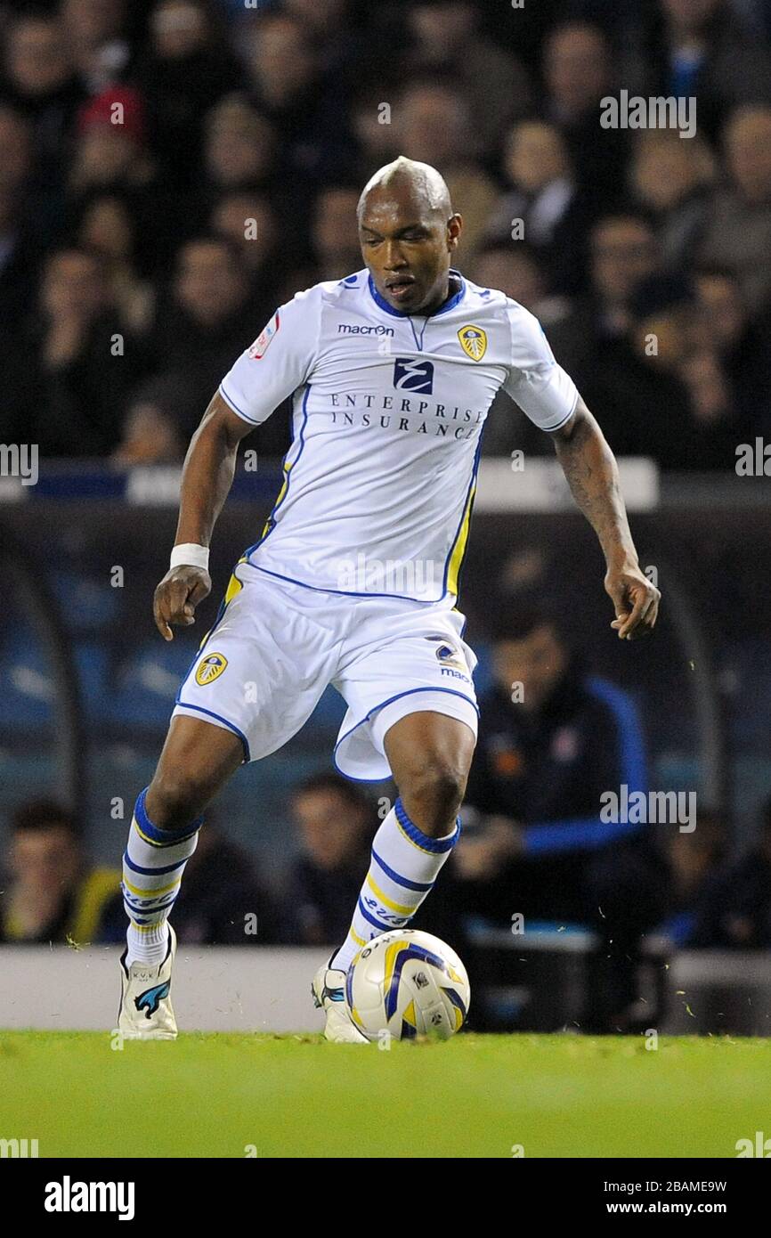 El-Hadji Diouf, Leeds United Stock Photo - Alamy