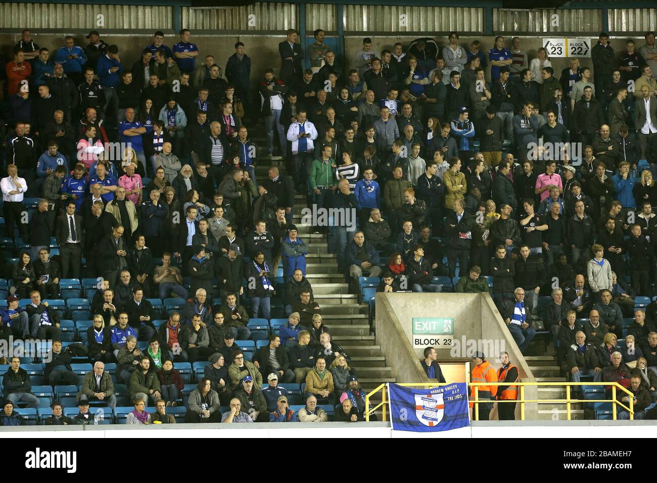 Birmingham city football fans in stands hi-res stock photography and ...