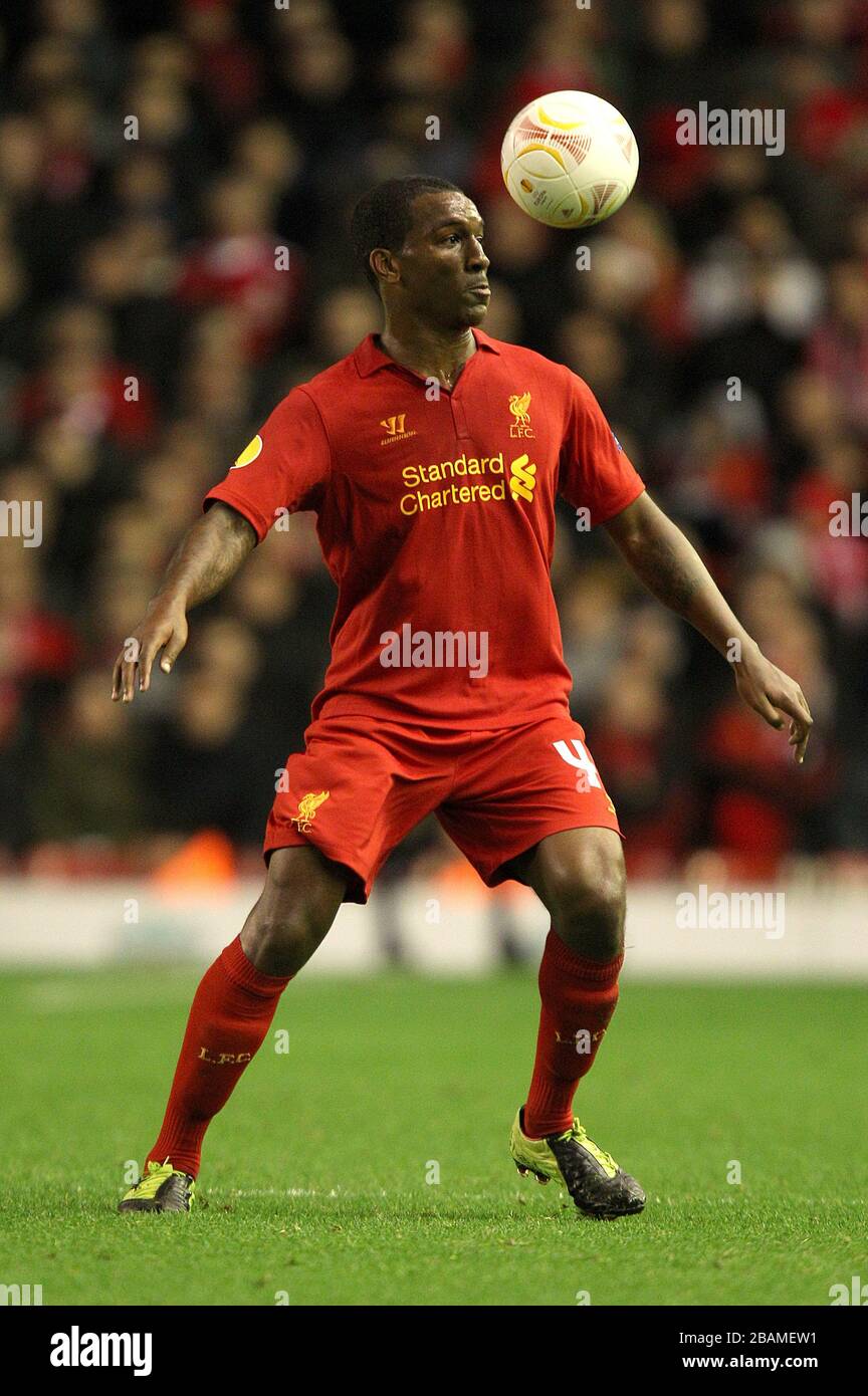 Andre Wisdom, Liverpool Stock Photo - Alamy