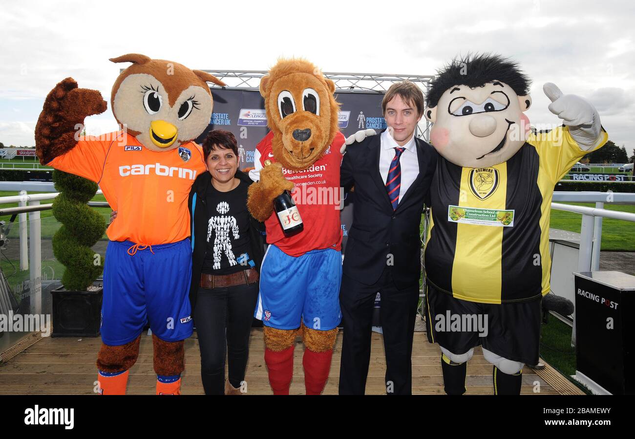 Winners of the Football League Mascot Race, in support of Prostate ...