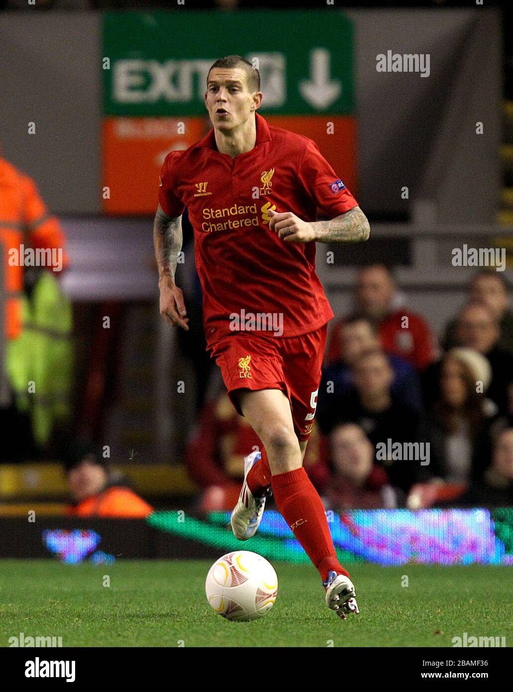 Daniel Agger, Liverpool Stock Photo - Alamy