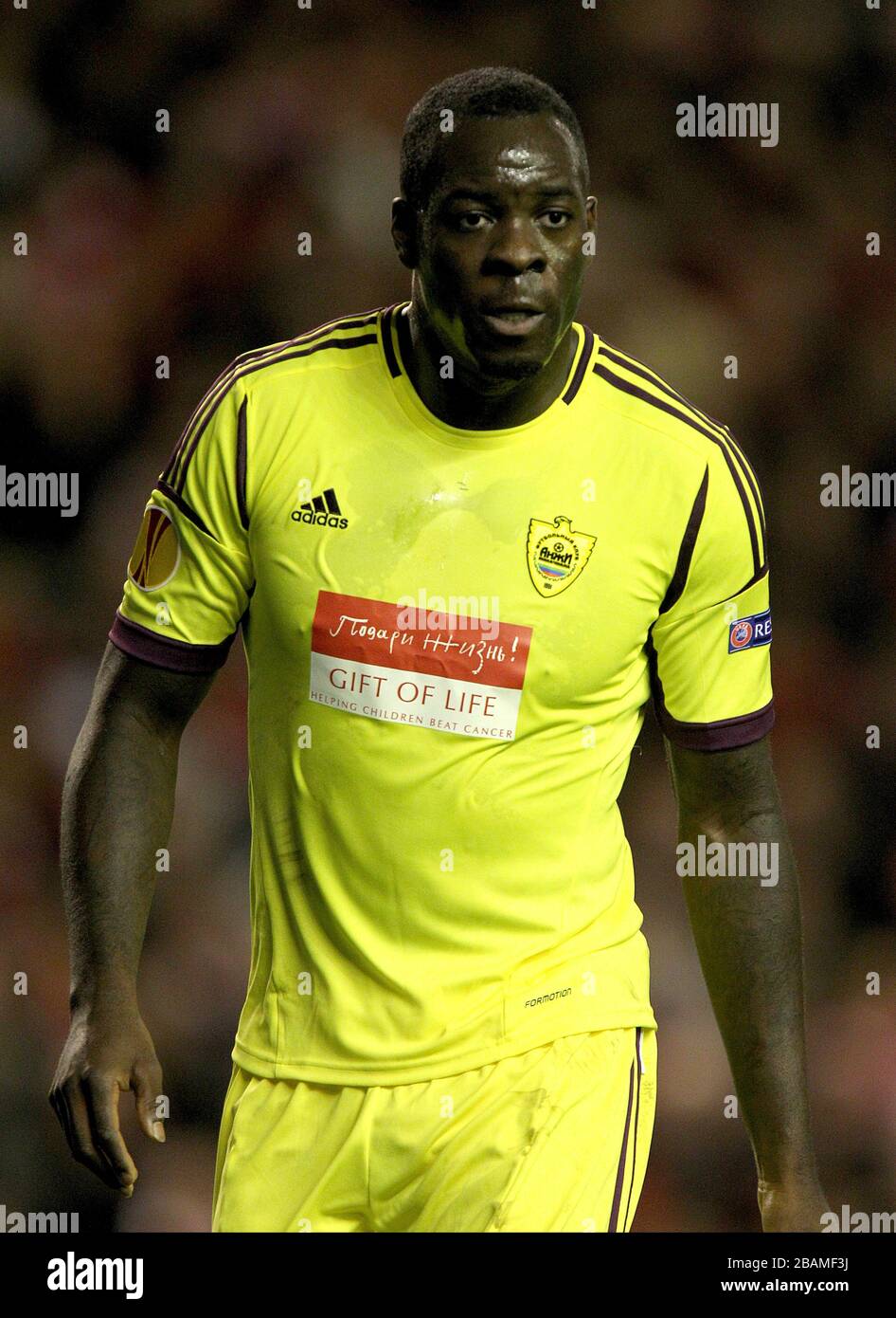 Christopher Samba, Anzhi Makhachkala Stock Photo - Alamy