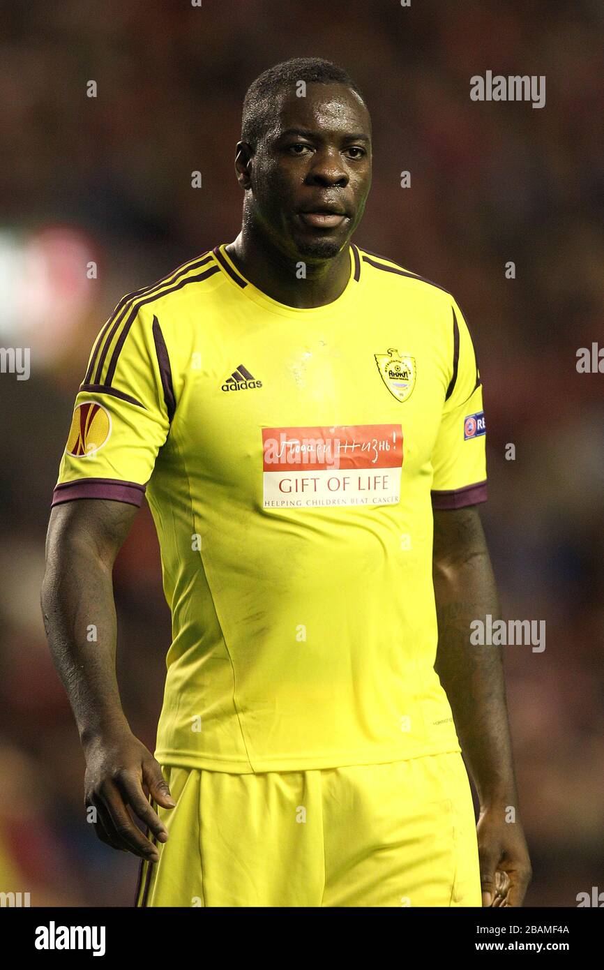 Christopher Samba, Anzhi Makhachkala Stock Photo - Alamy