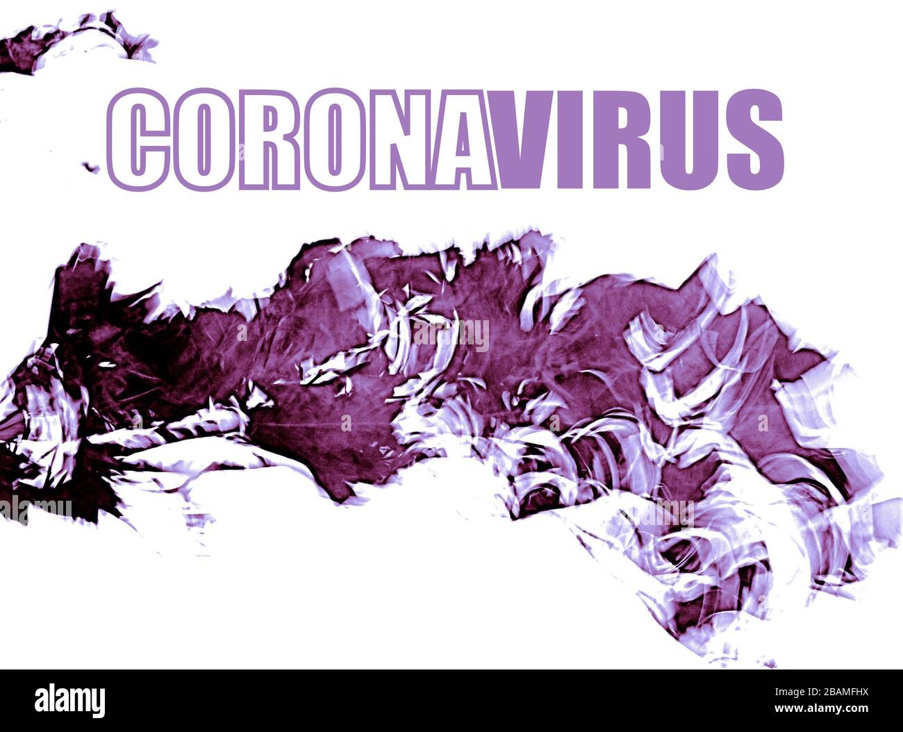 Coronavirus - a dangerous disease spreading around the world Stock ...