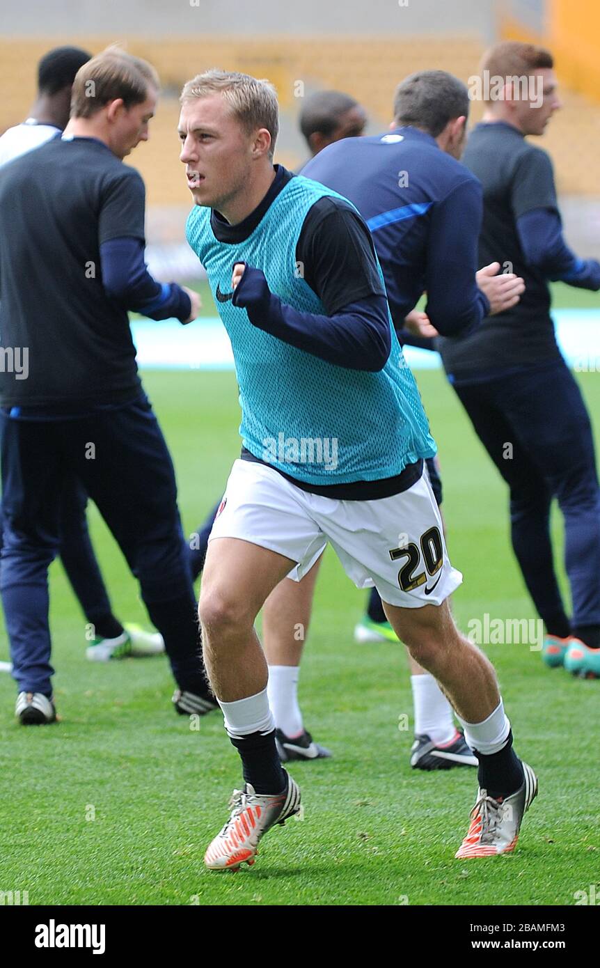 Charlton athletics chris solly during the warm up hi-res stock ...