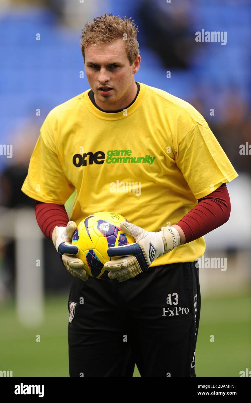 David Stockdale, Fulham goalkeeper Stock Photo - Alamy