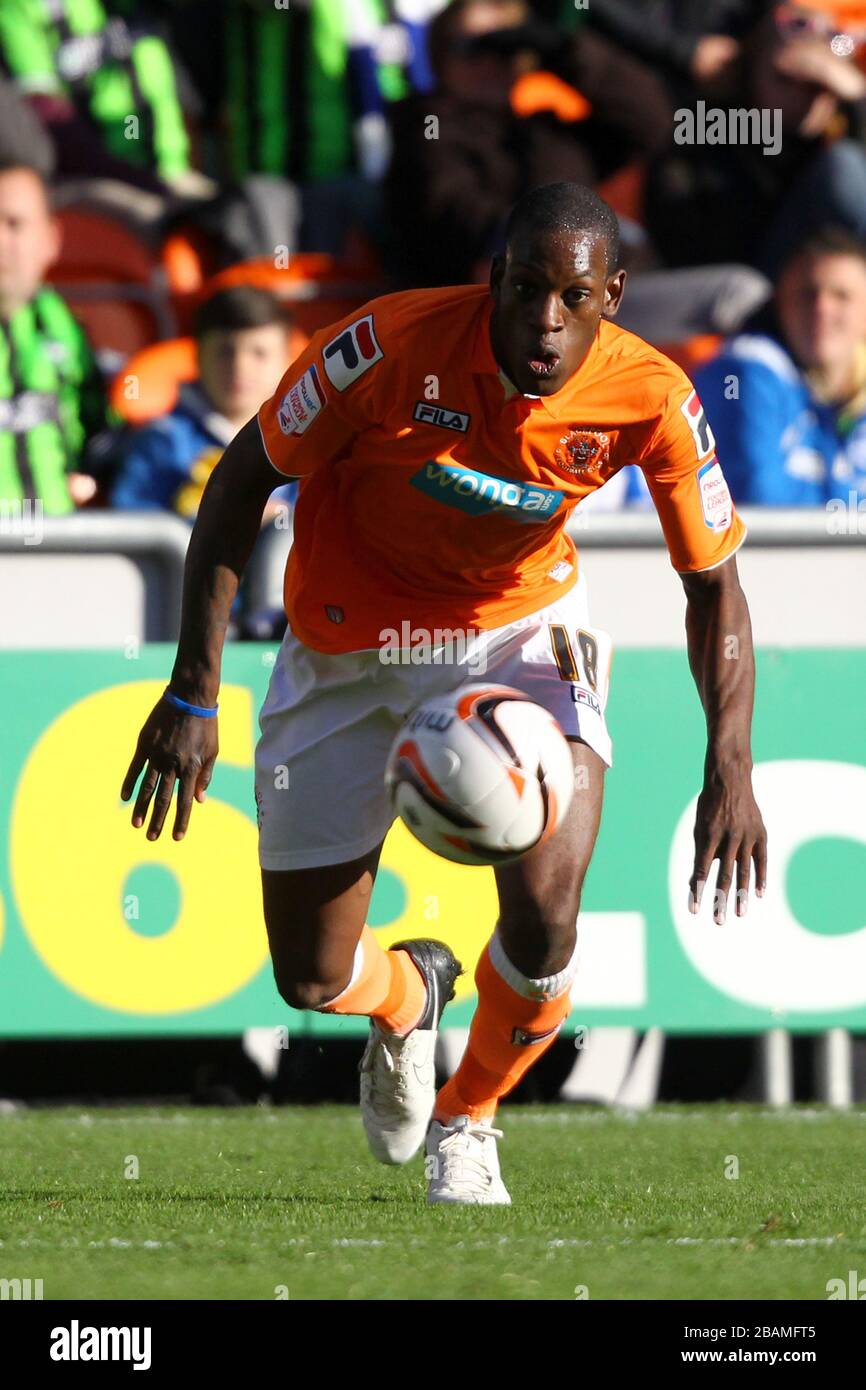 Isaiah Osbourne, Blackpool Stock Photo - Alamy