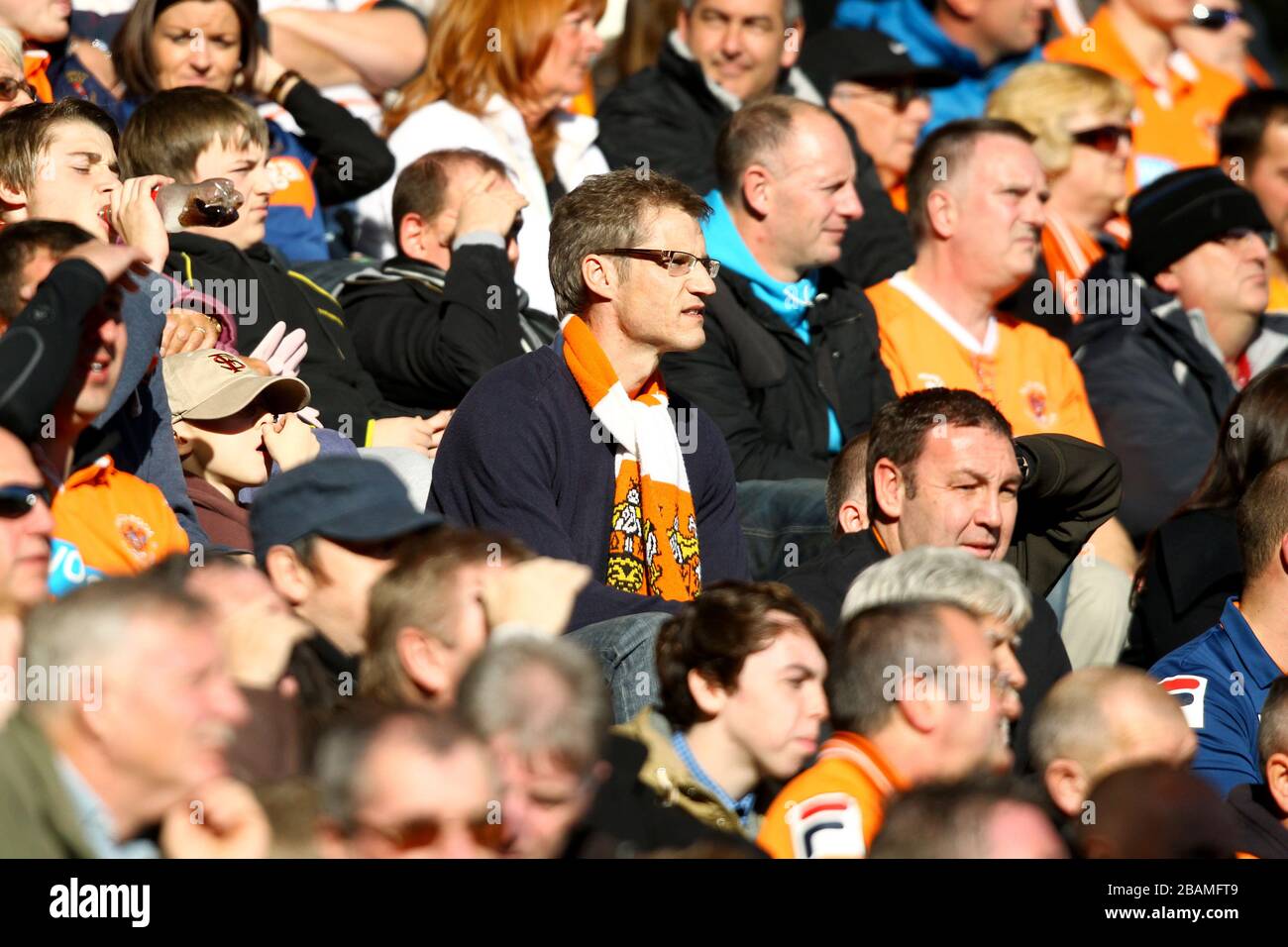 Blackpool fans hi-res stock photography and images - Alamy