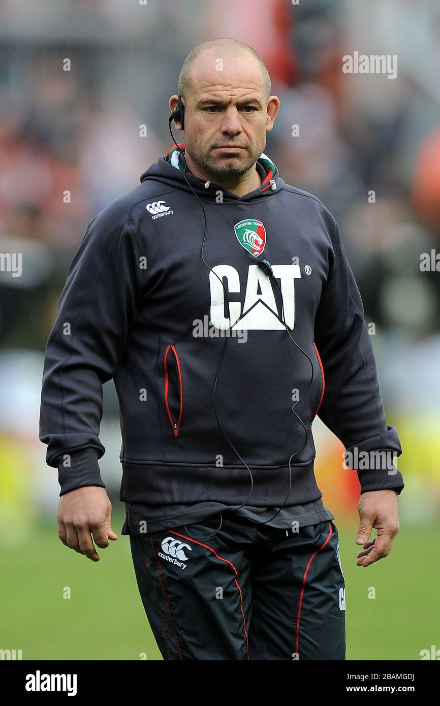 Richard Cockerill, Leicester Tigers director of rugby Stock Photo - Alamy