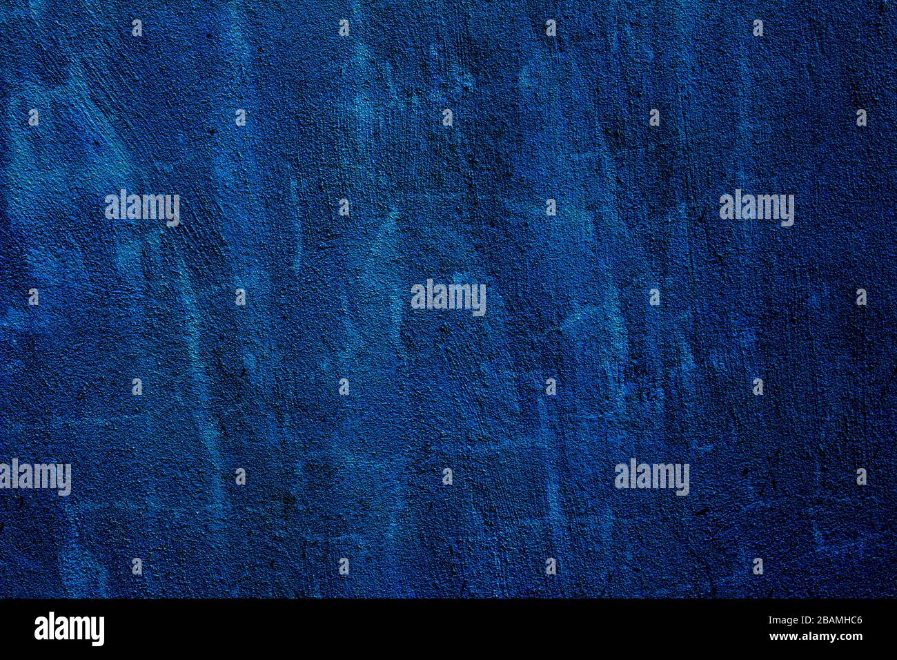 Blue colored abstract wall background with textures of different shades ...