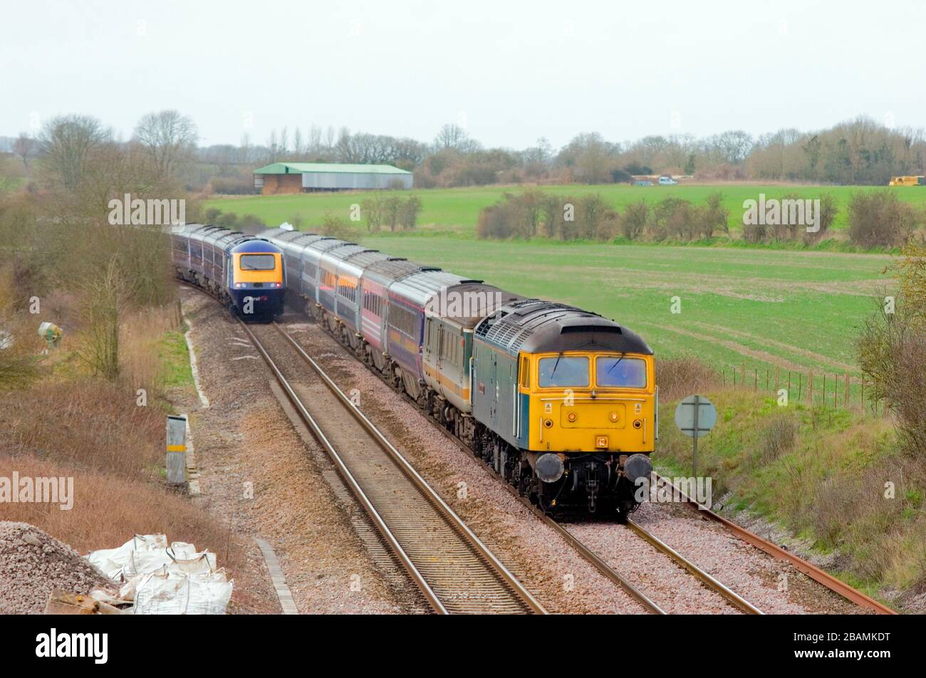 Class 47 north star locomotive hi-res stock photography and images - Alamy