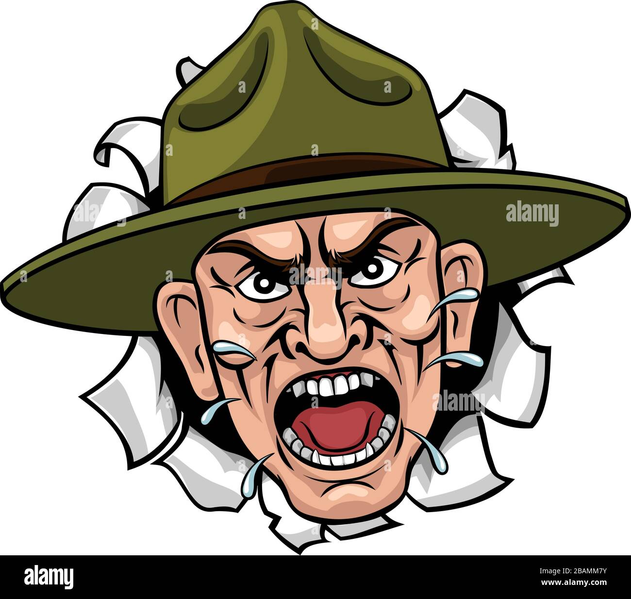 Us army drill sergeant hi-res stock photography and images - Alamy