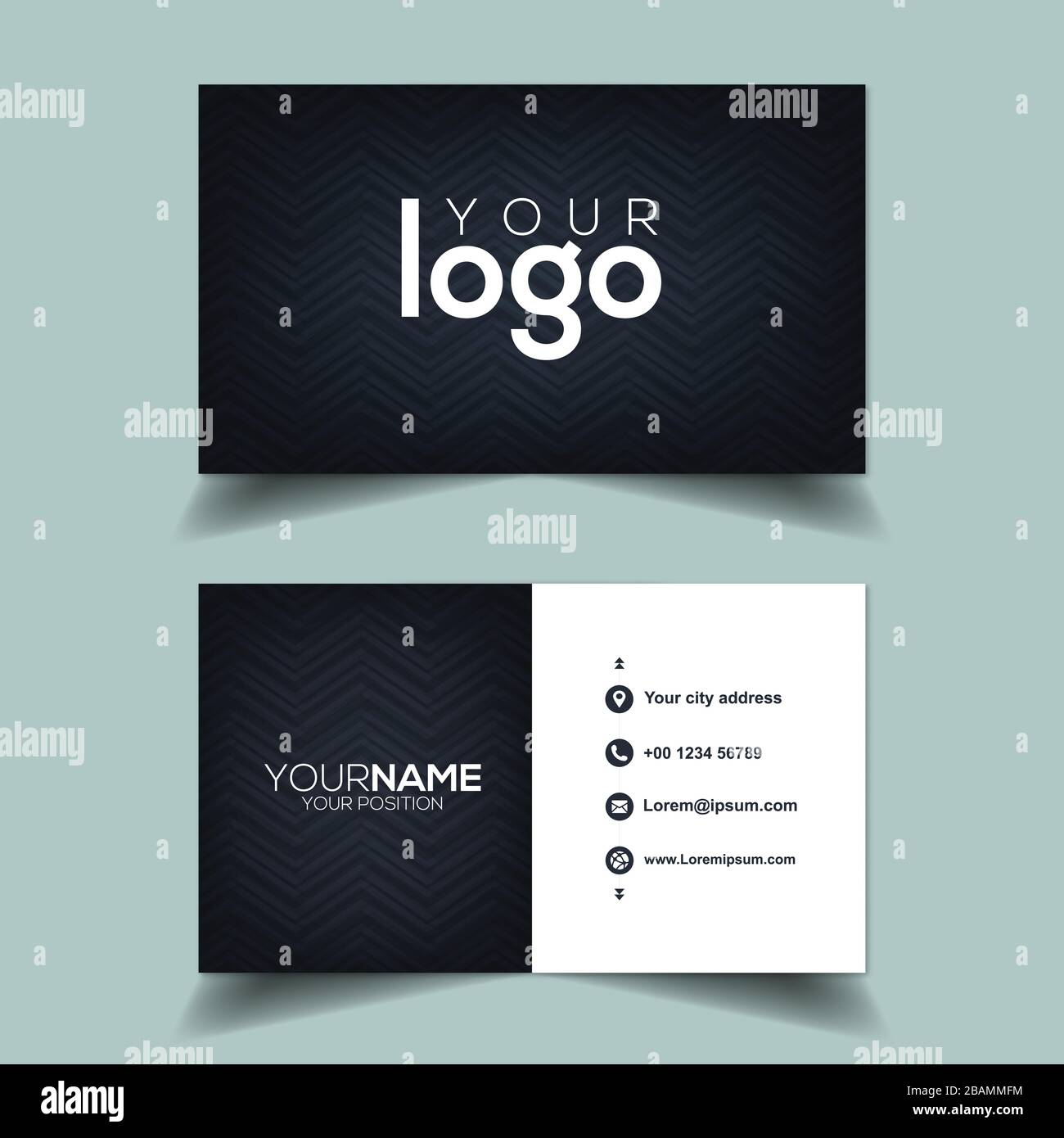 Simple visiting card hi-res stock photography and images - Alamy