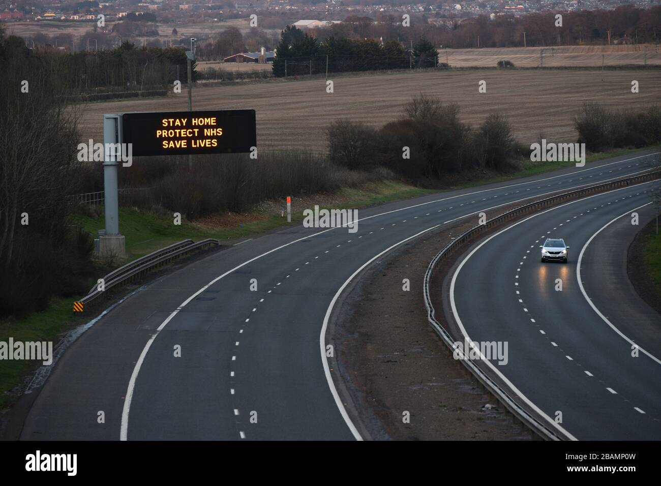 Scottish Motorway Sign High Resolution Stock Photography and Images - Alamy