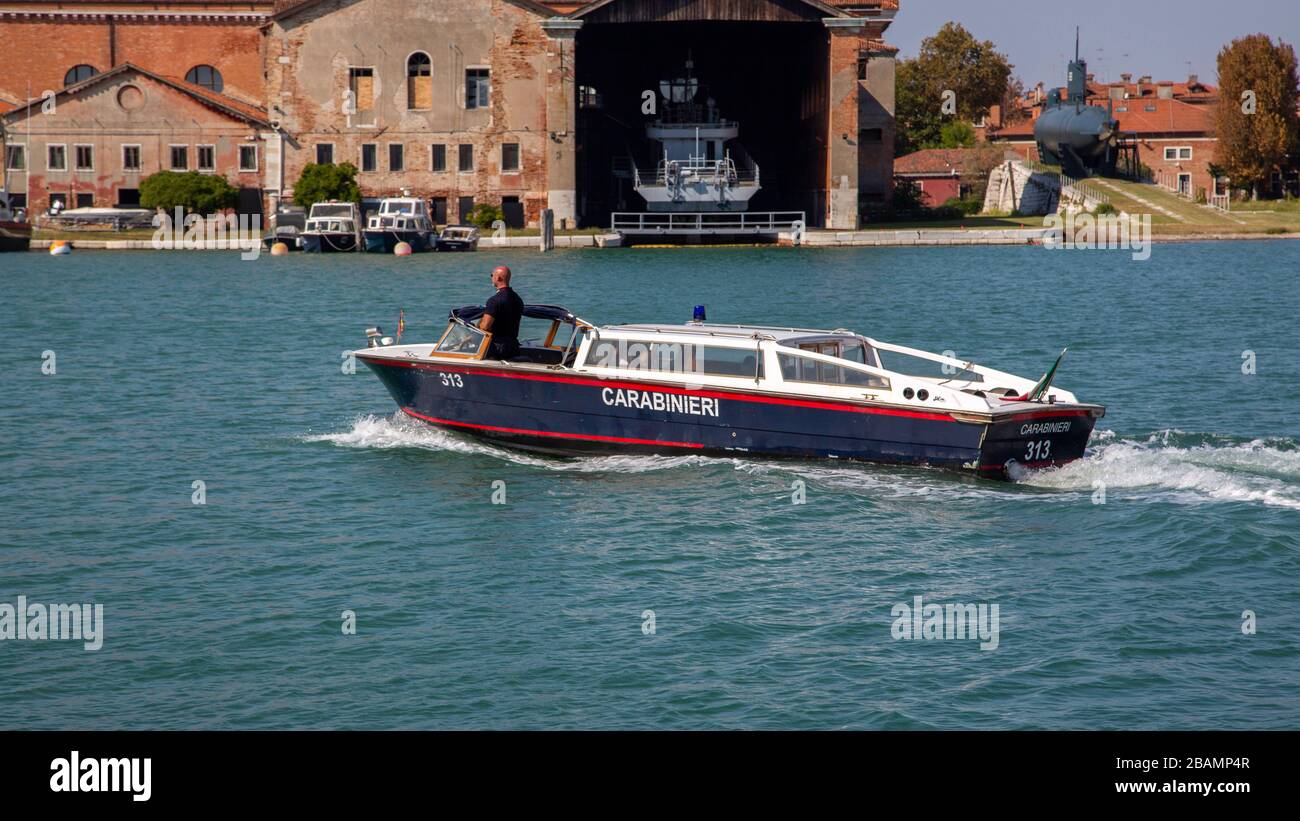 Carabinieri in Venice Stock Photo - Alamy