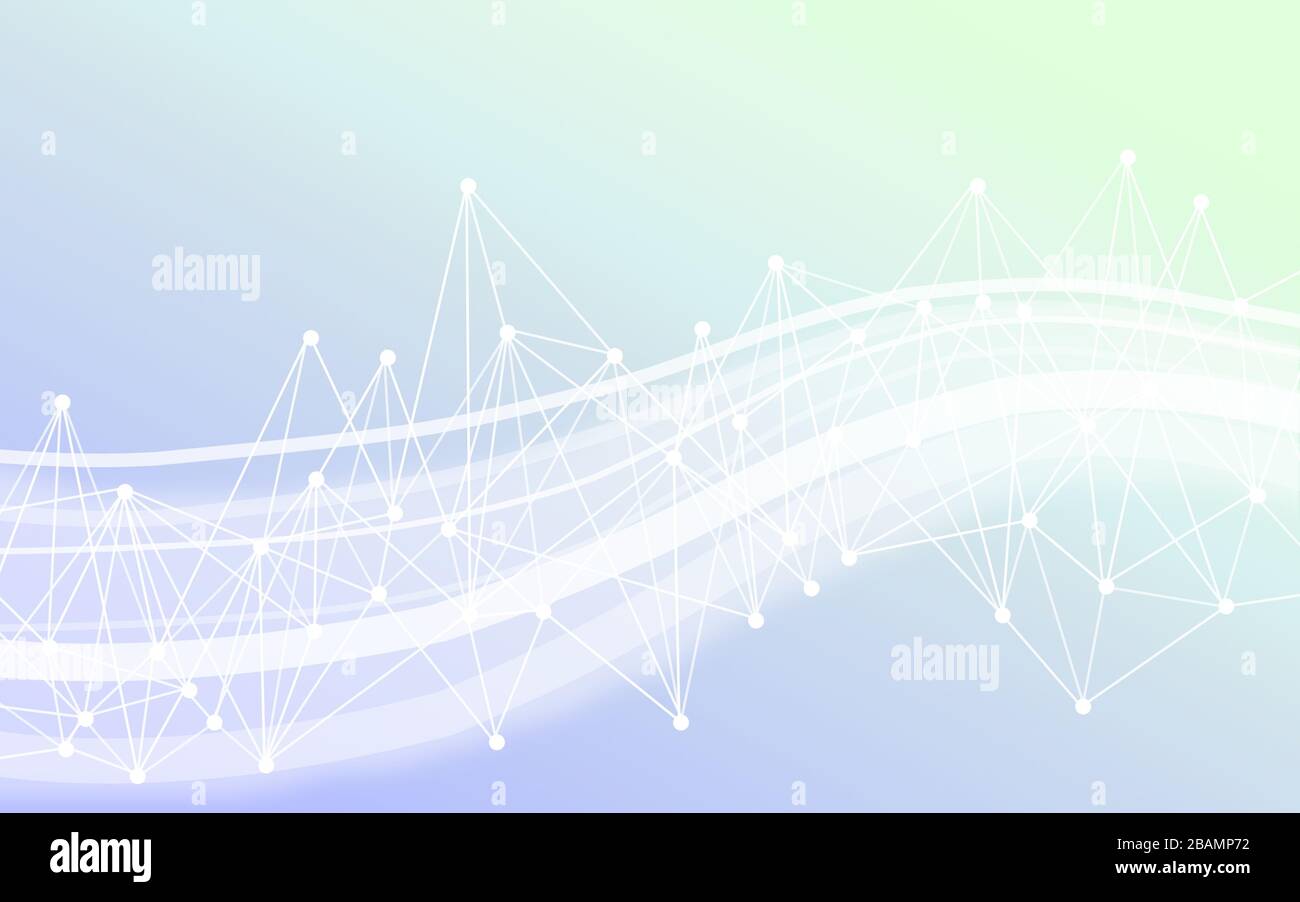 Abstract data connections; illustrating inter-connectivity and ...