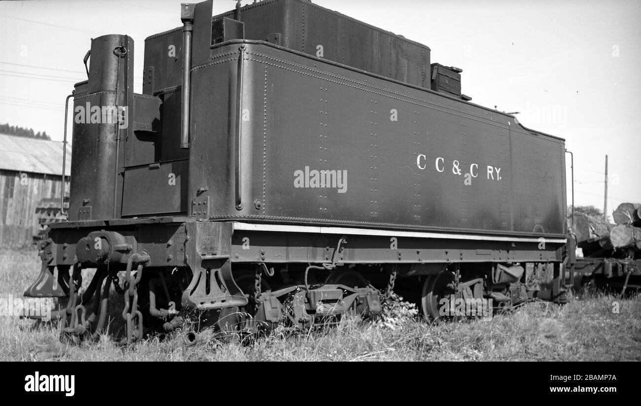 Chehalis Centralia & Cascade tender from engine 20 August 1953 Stock ...