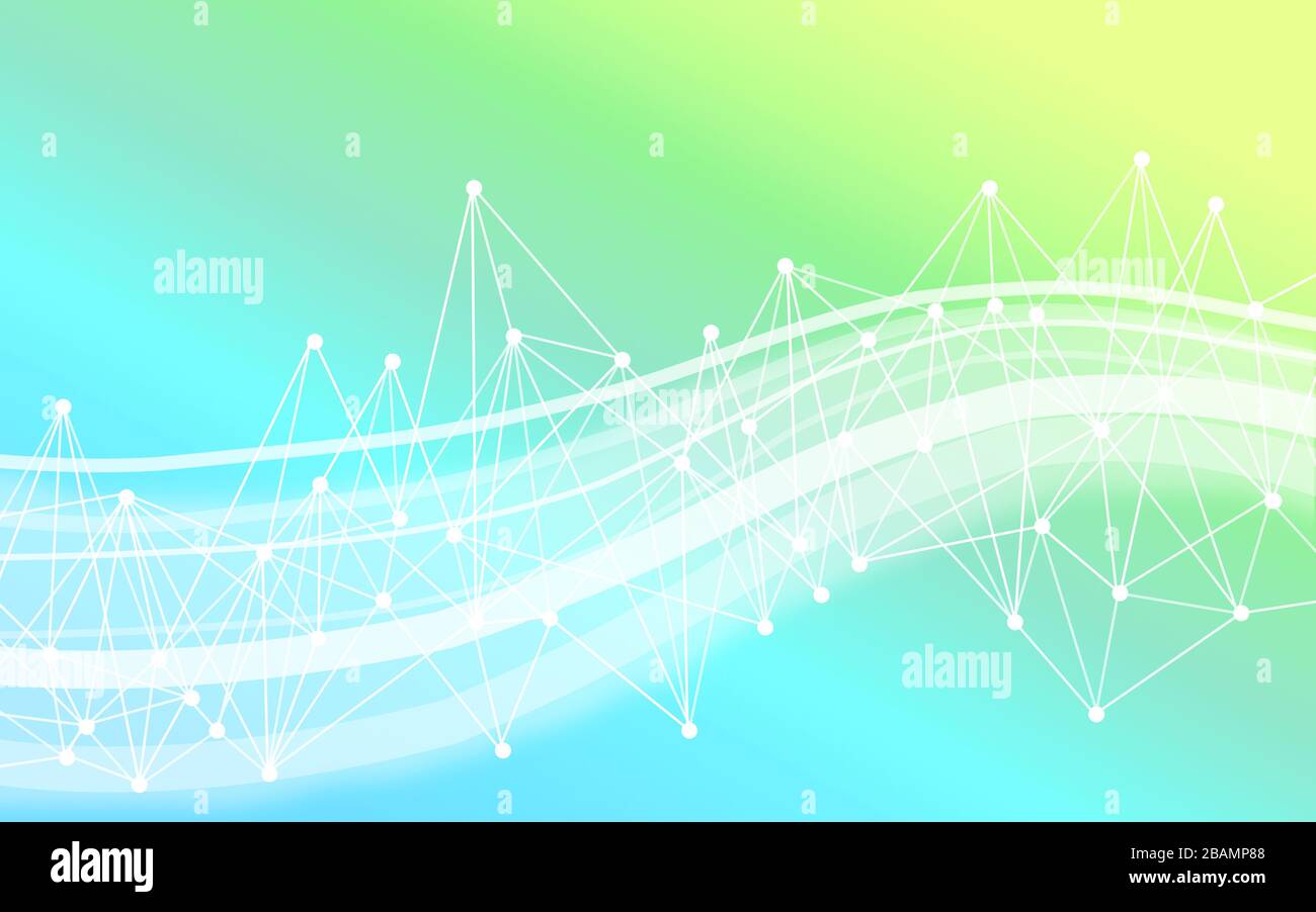 Abstract data connections; illustrating inter-connectivity and ...