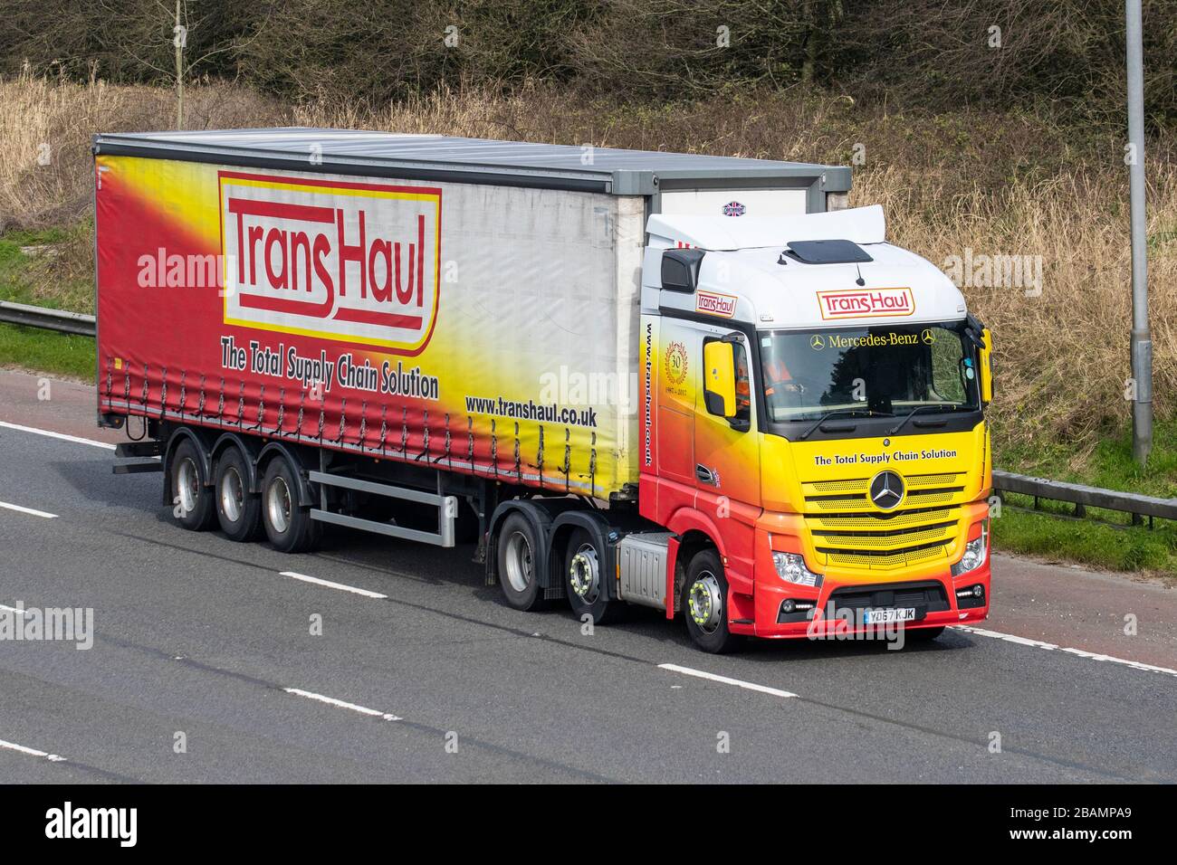 TransHaul Haulage delivery trucks, articulated lorry, transportation ...