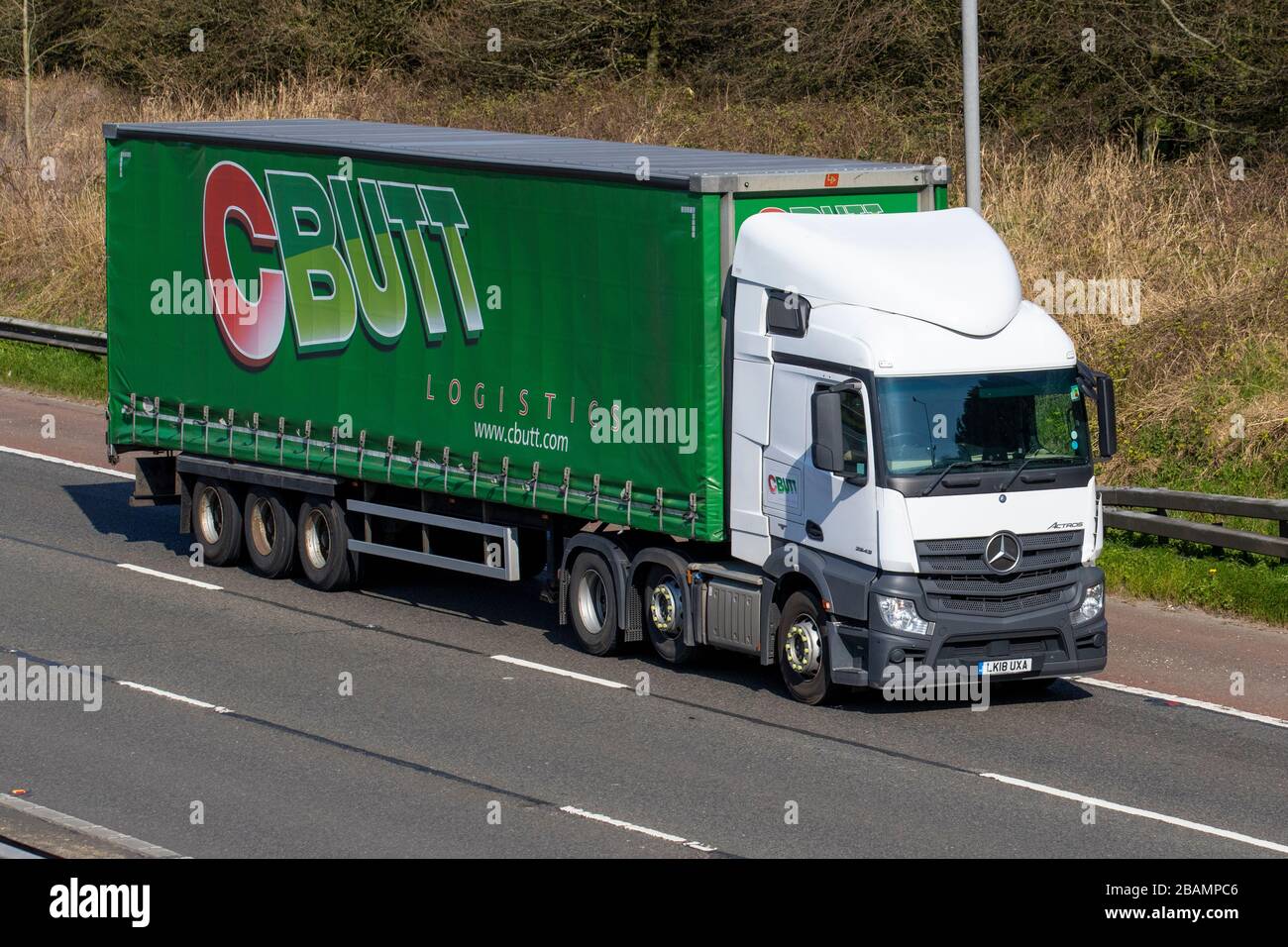 C Butt logistics; Haulage delivery trucks, lorry, transportation, truck, cargo carrier, Mercedes ...