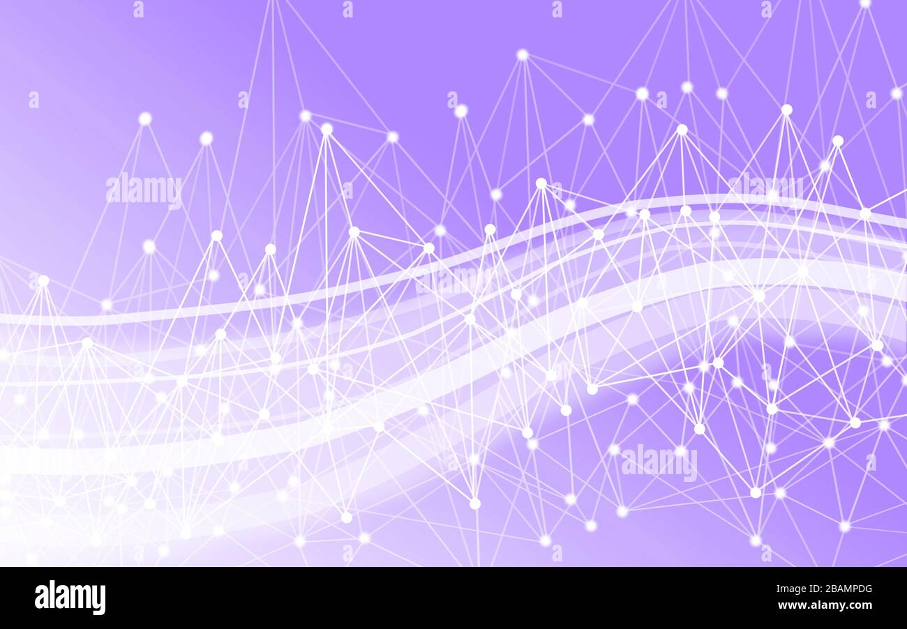 Abstract data connections; illustrating inter-connectivity and ...