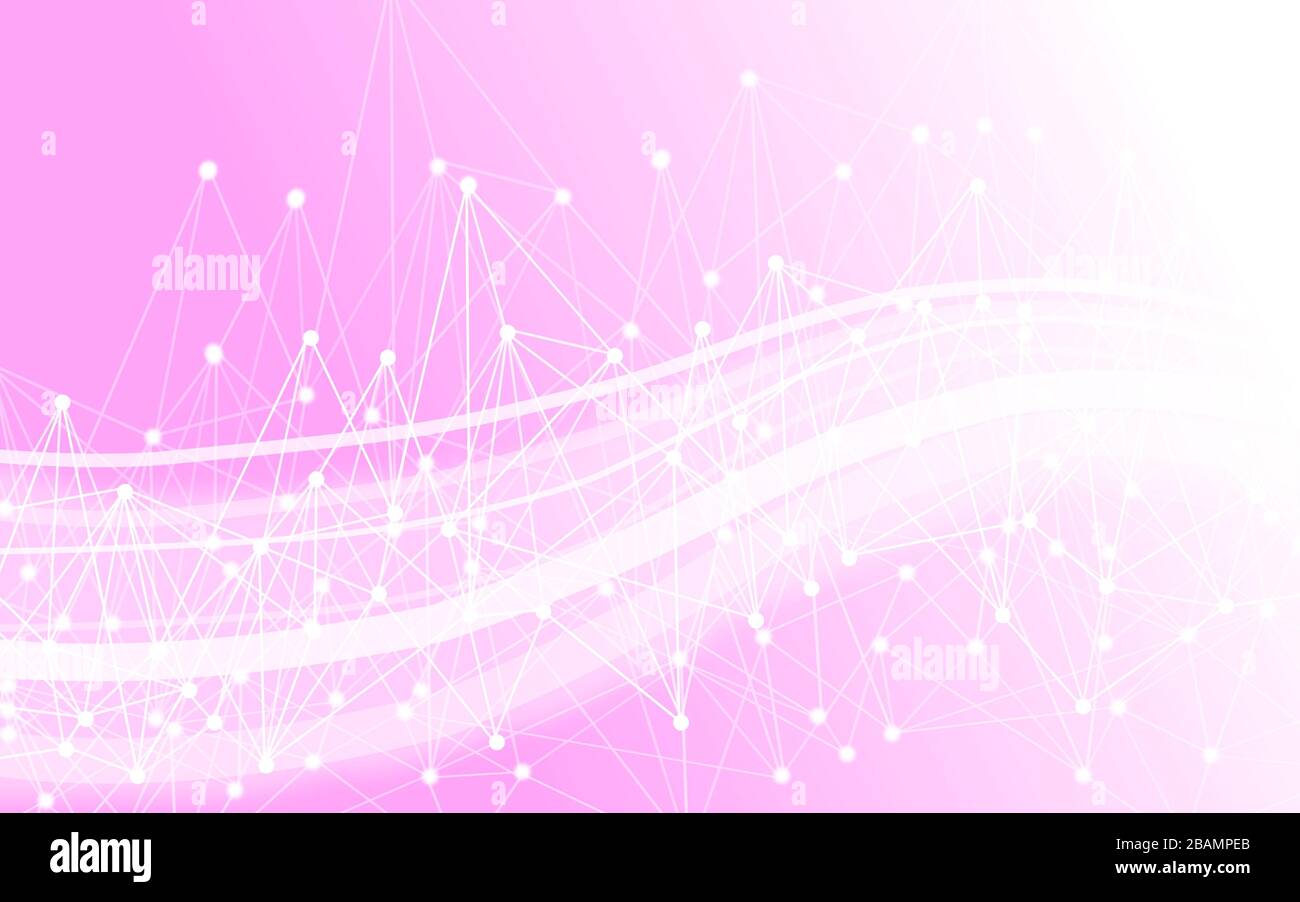 Abstract data connections; illustrating inter-connectivity and ...