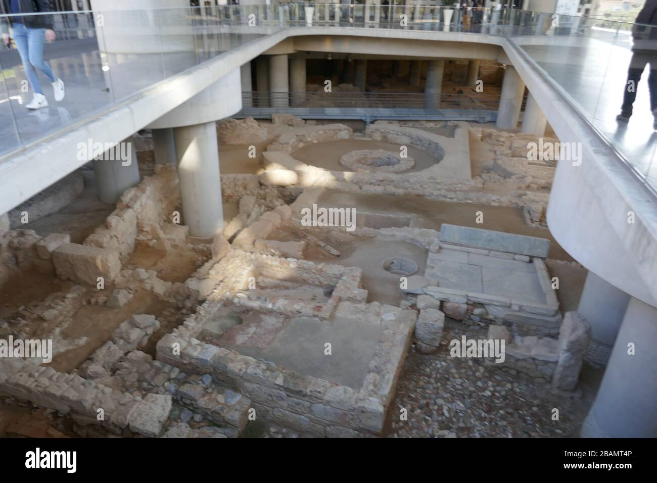 Acropolis Museum and Excavations Stock Photo - Alamy