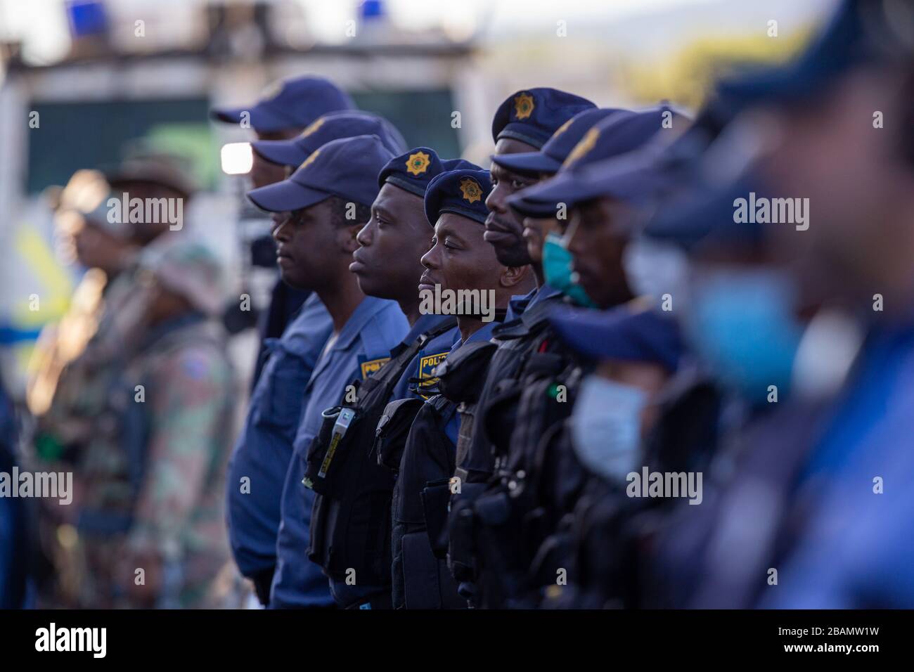 South africa police uniforms hi-res stock photography and images - Alamy