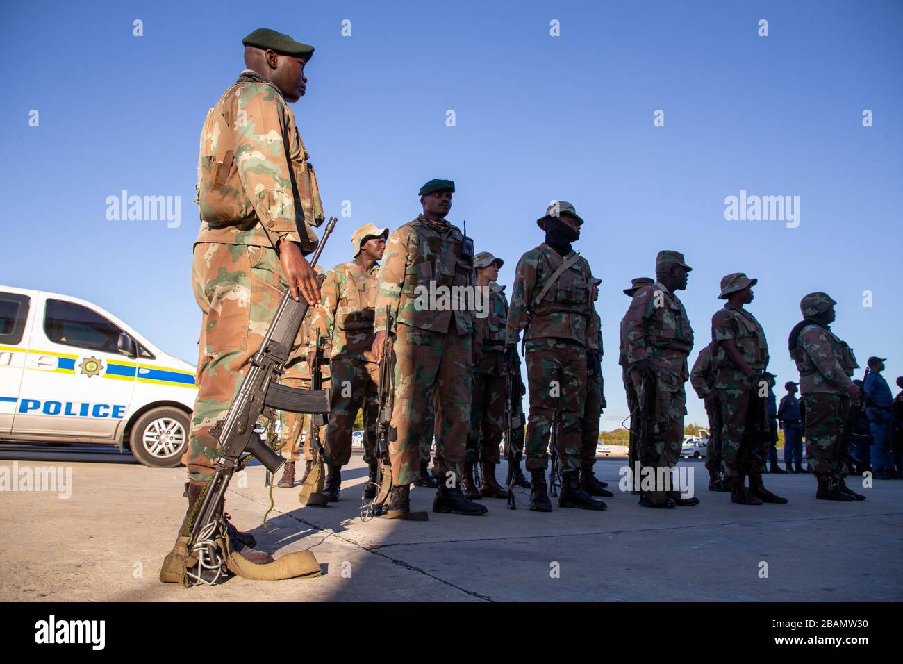 South africa police uniforms hi-res stock photography and images - Alamy