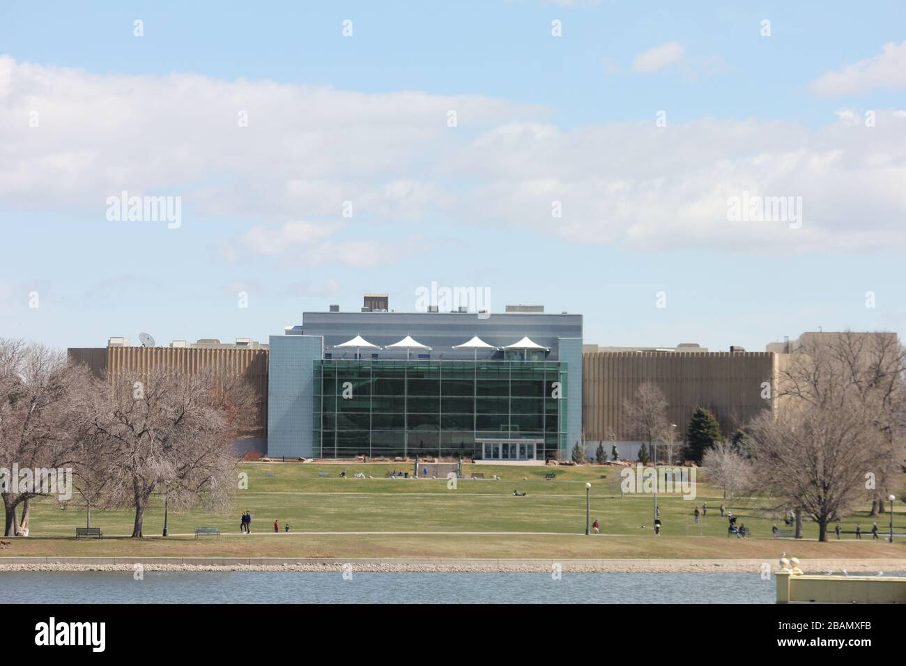 A View of the Denver Museum of Nature & Science from the West of City ...