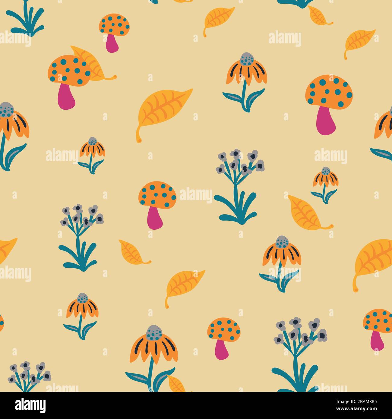 Flowering fungi Stock Vector Images - Alamy