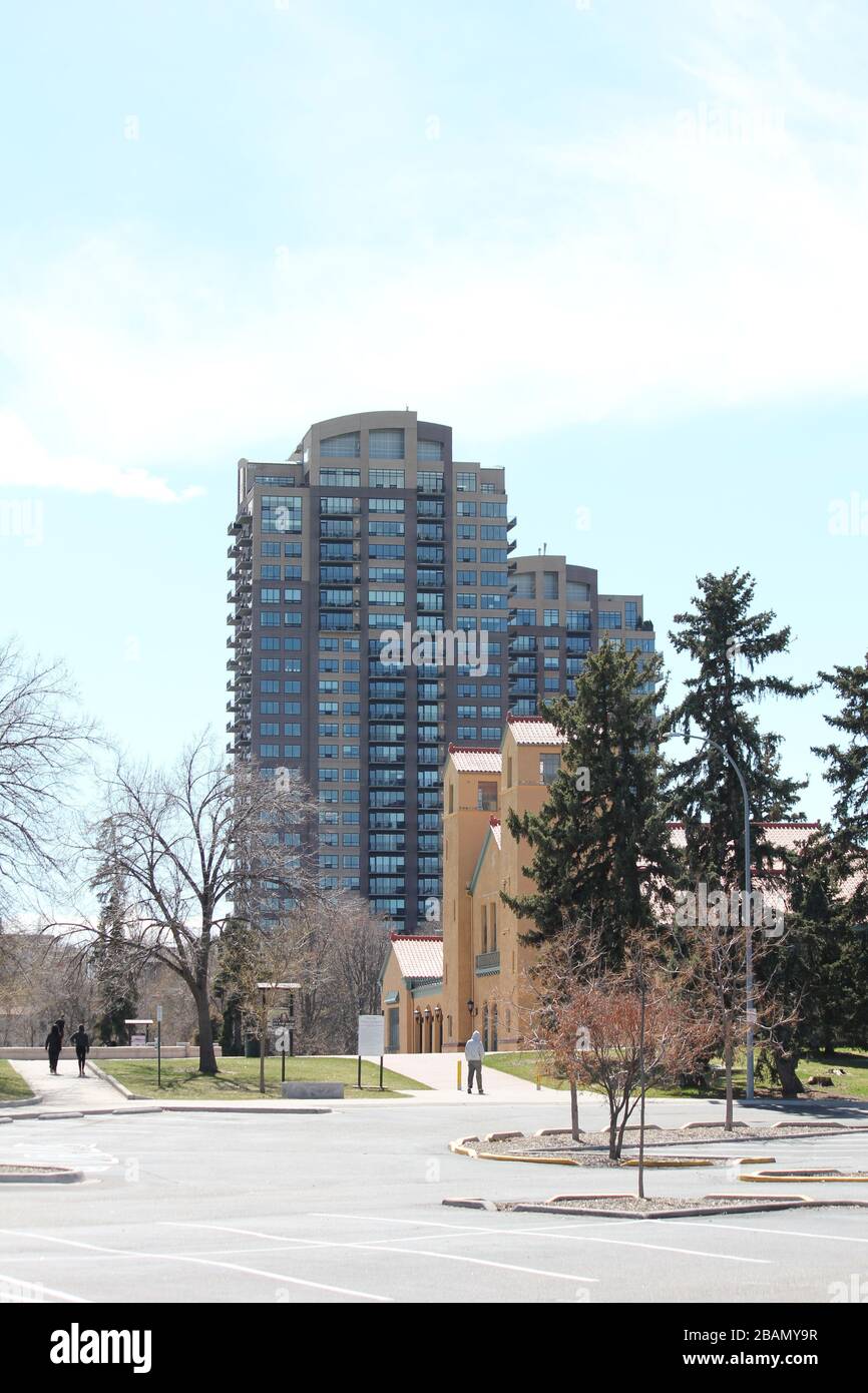 View of The Pinnacle at City Park South Denver High Rise Apartments ...