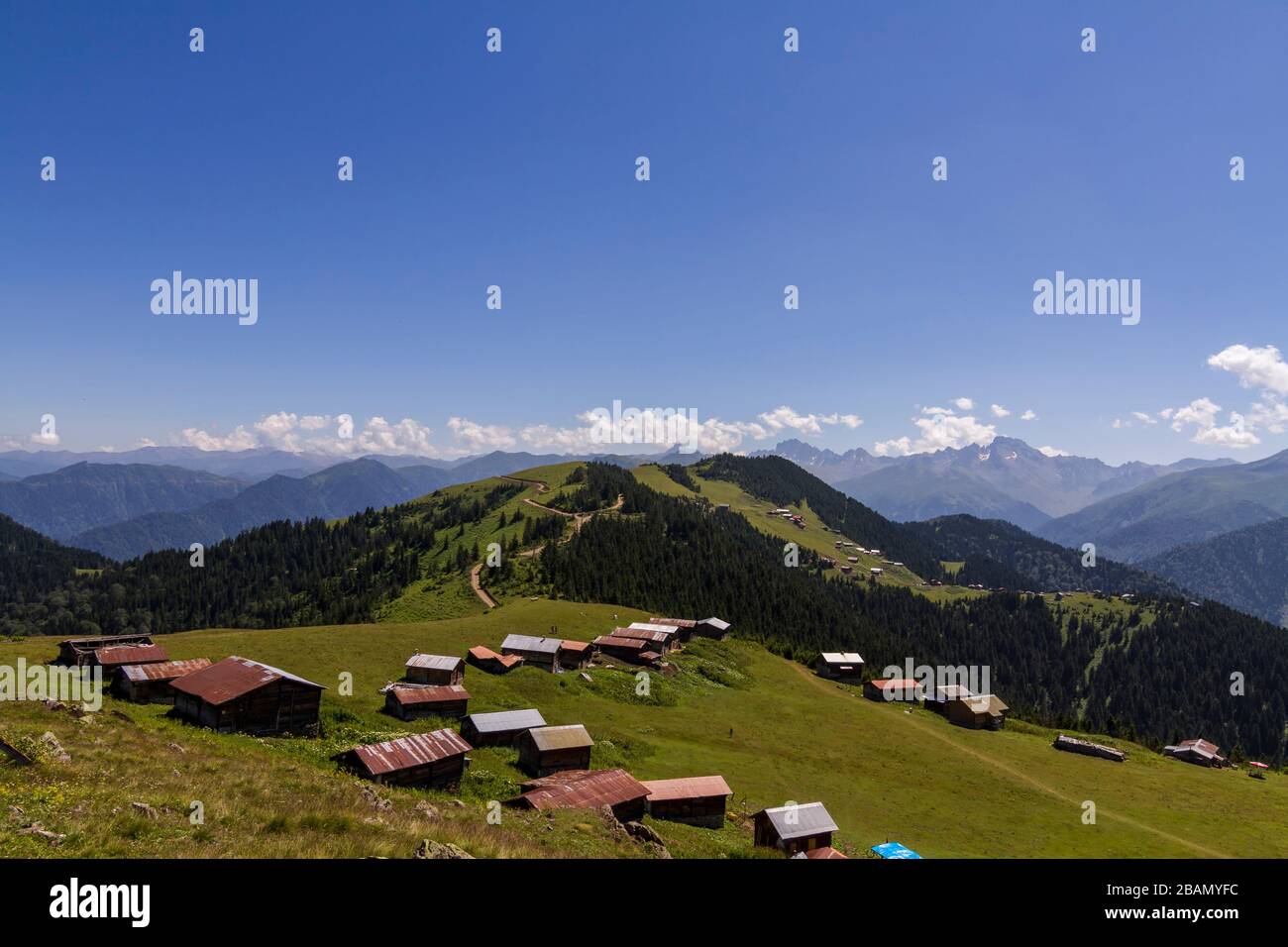 An old wooden house in the highlands of Rize in Turkey Stock Photo - Alamy