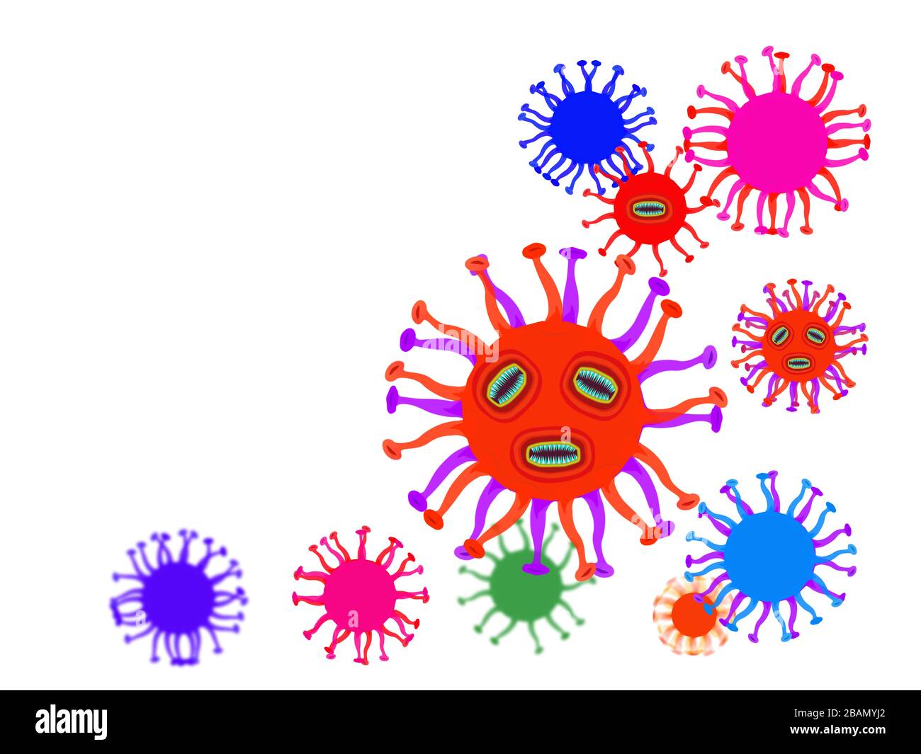 Common cold virus animation hi-res stock photography and images - Alamy