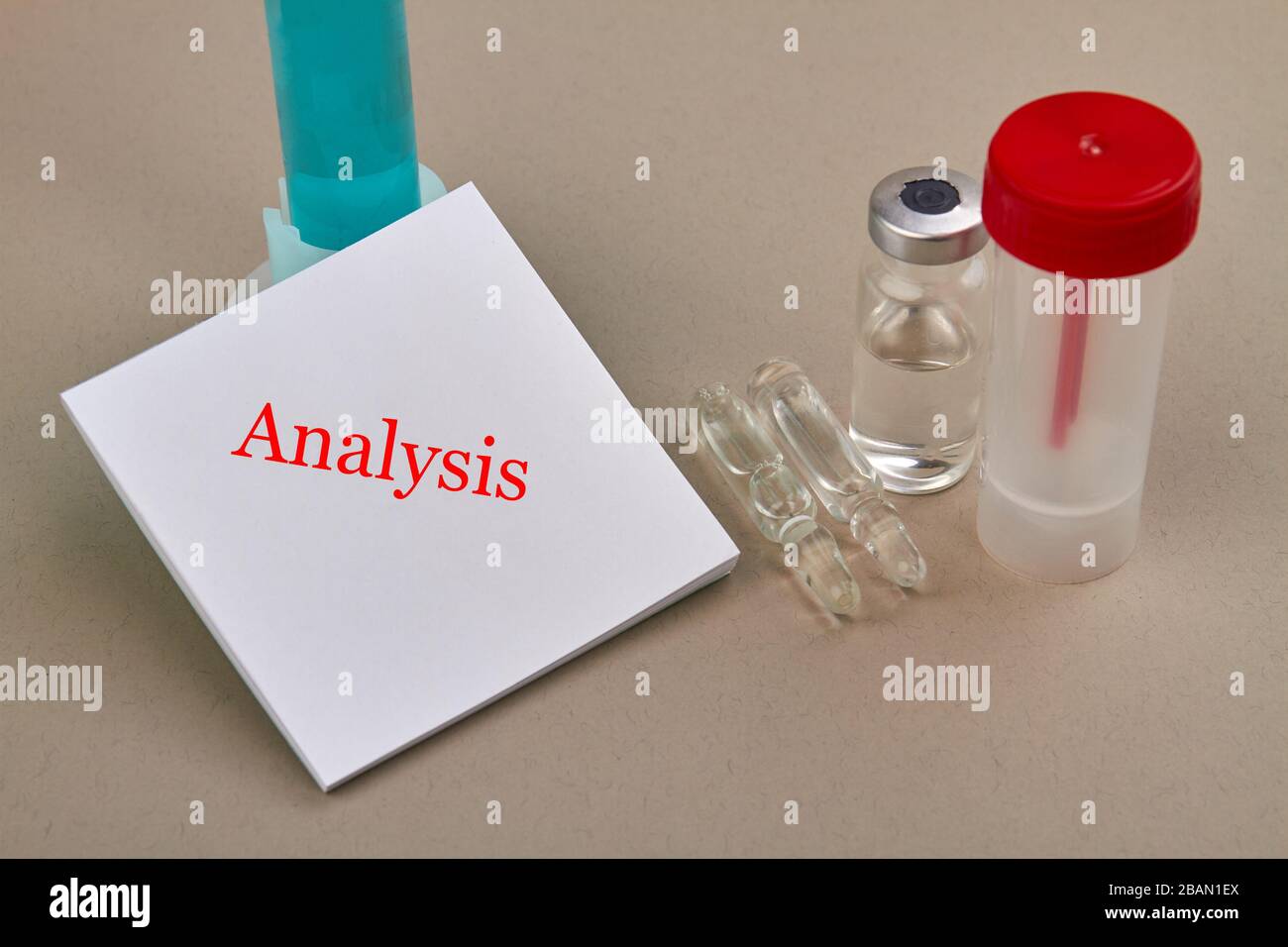 Test tubes and vials for analysis and research Stock Photo - Alamy