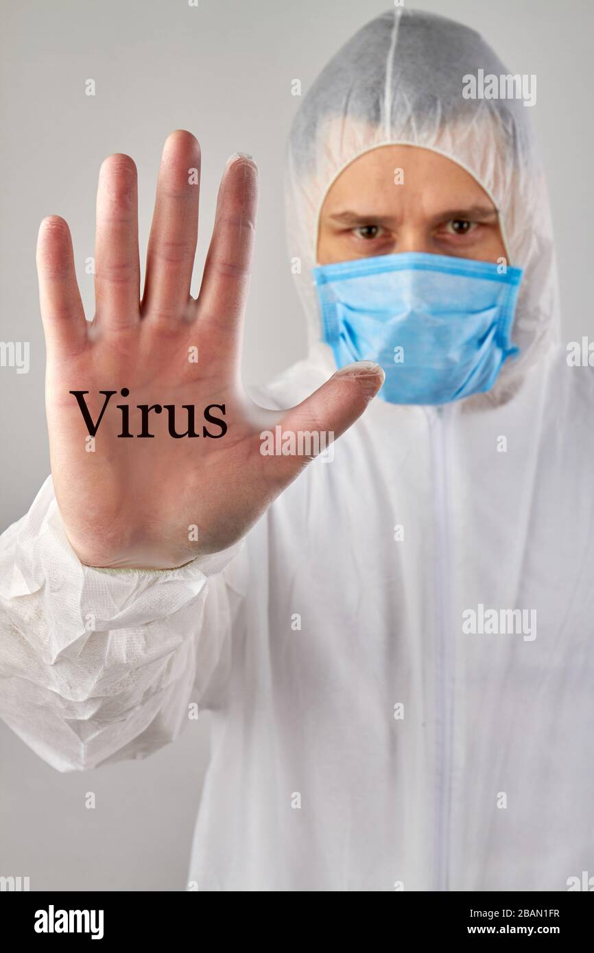 Doctor stop hand gesture hi-res stock photography and images - Alamy