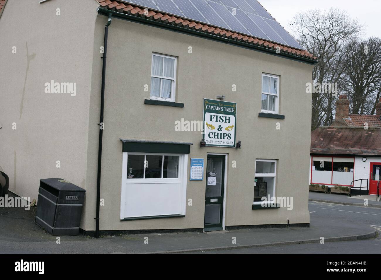 Closure of fish and chip shop during COVID-19 coronavirus pandemic ...