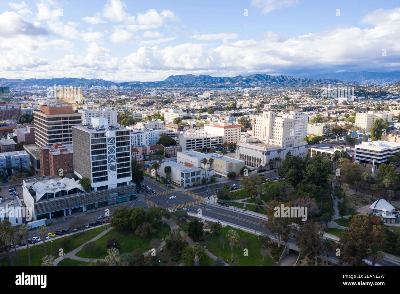 Aerial views of los angeles hi-res stock photography and images - Alamy