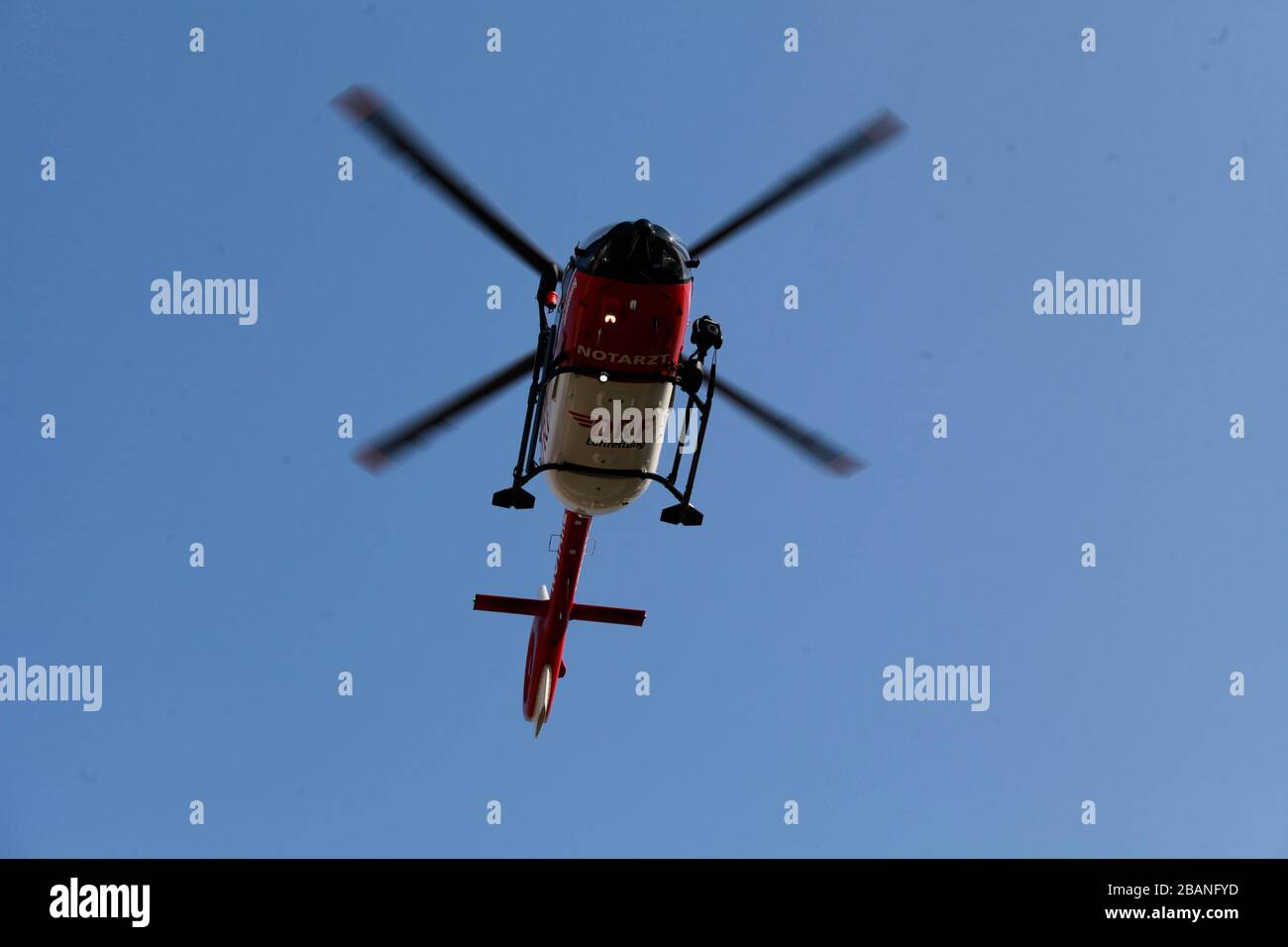 goerlitz GERMANY - march 28 2020: DRF Luftrettung (German Air Rescue) D ...