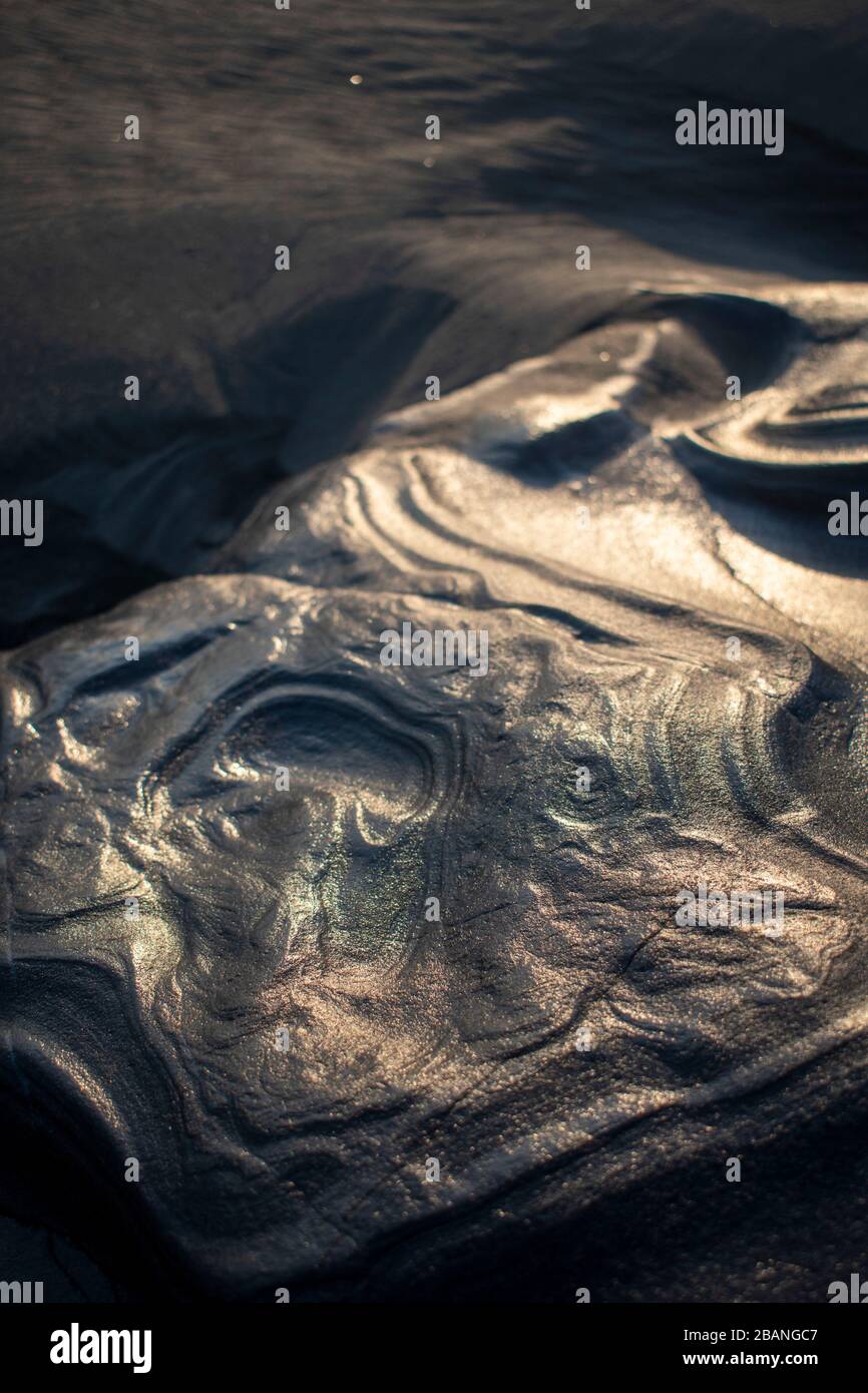 The rocks at Muir Beach in Marin County have interesting textures Stock ...